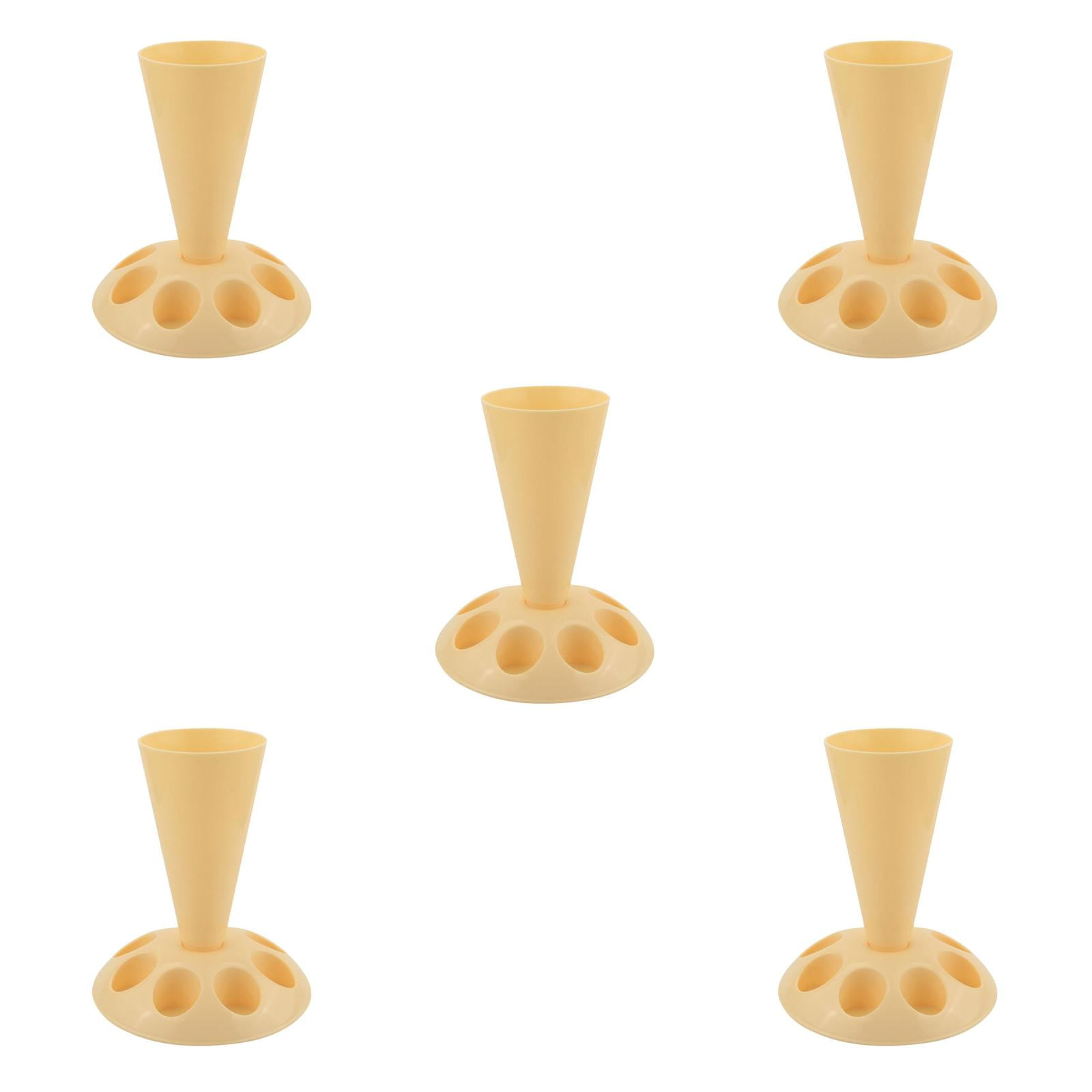Hemoton 5pcs Piping Bag Stand Holder with Extra Large Piping Tips Cake ...
