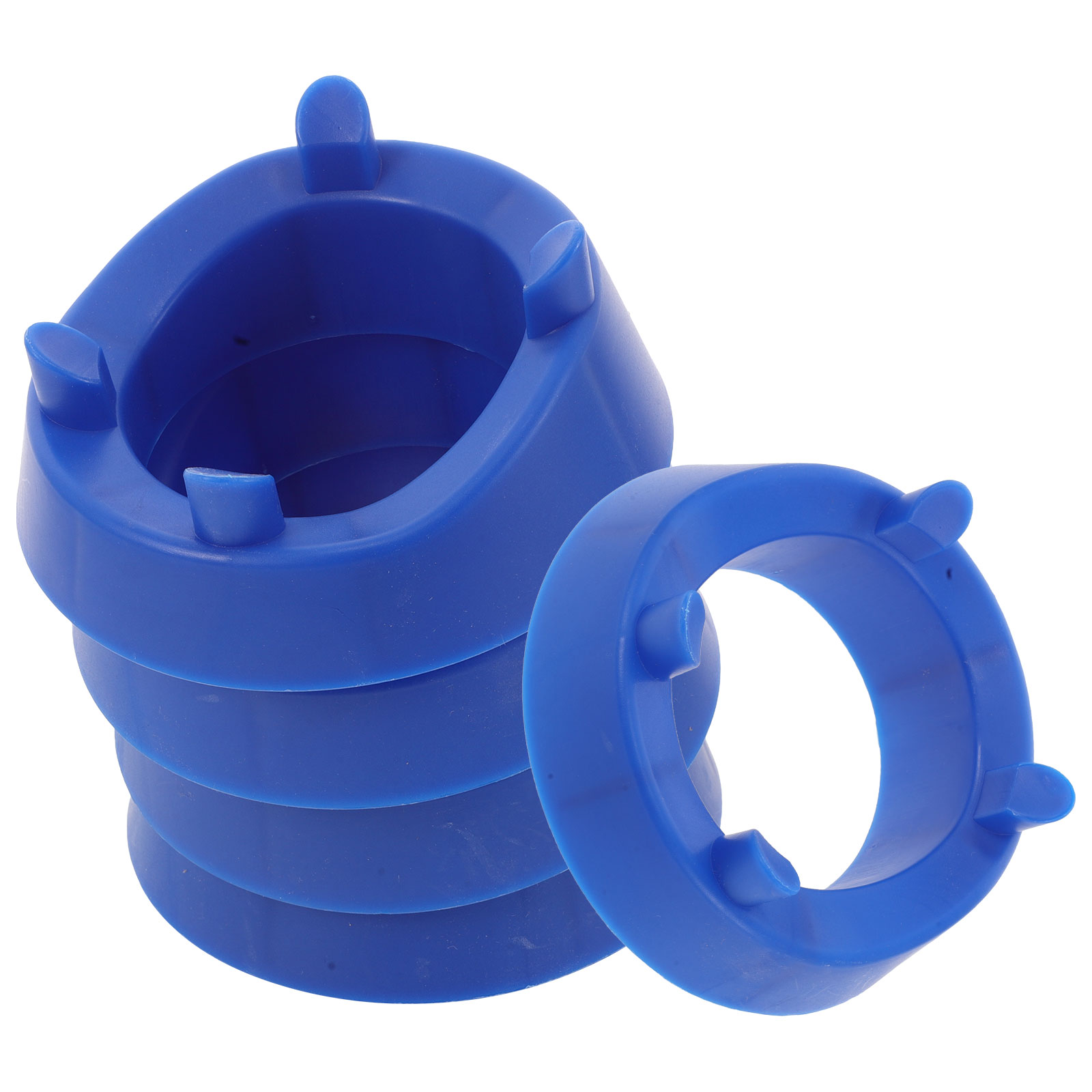 Hemoton 5pcs Plastic Basketball Stand Rugby Rack Balls Display Stand ...