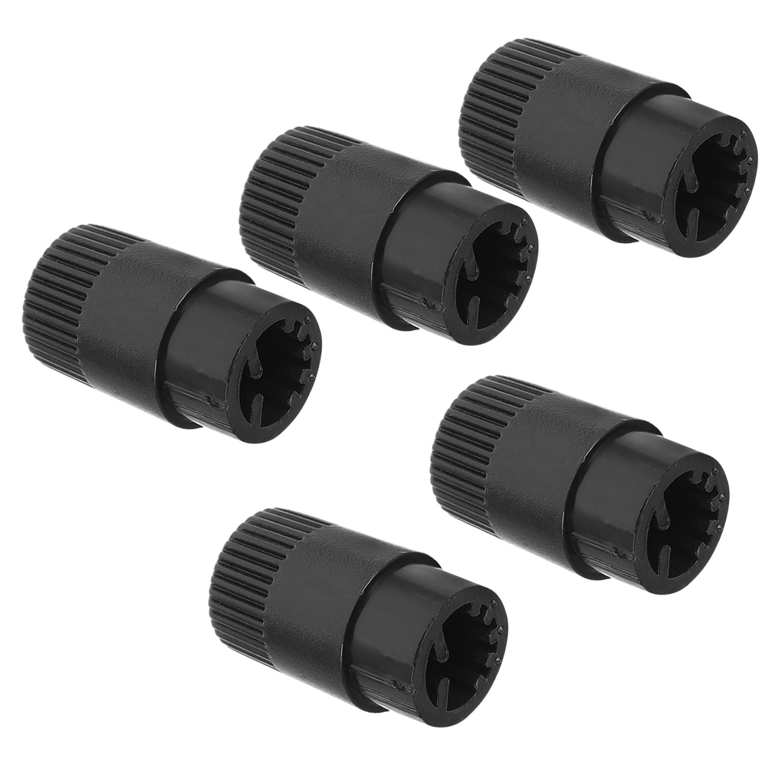 RENACLIPY Black Plastic Knob Caps for Volume Adjustment, Easy to Use, 5 ...