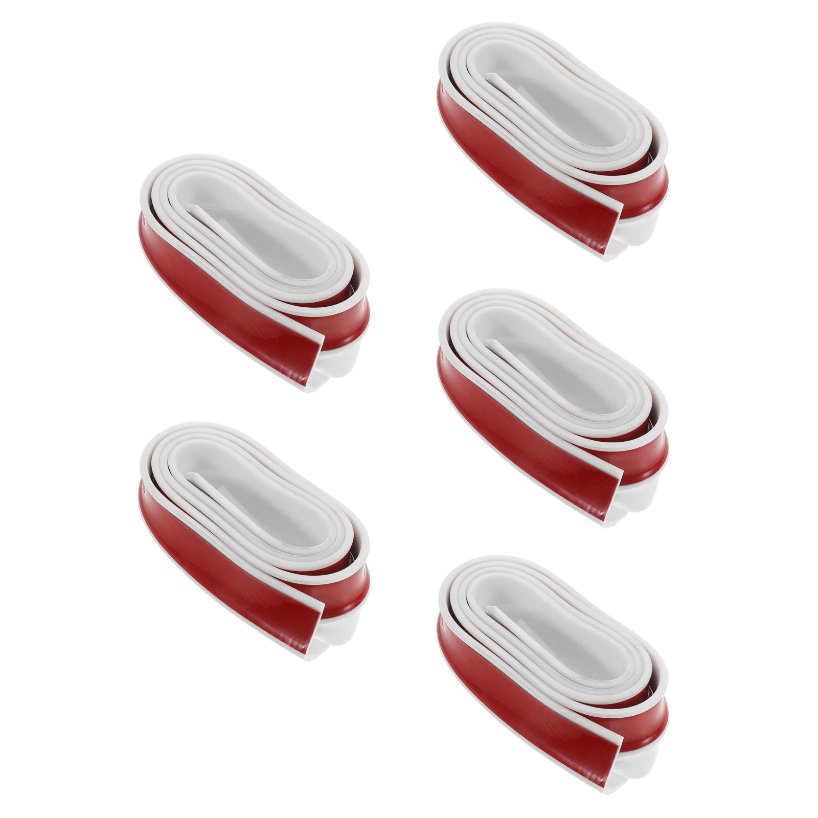 Hemoton 5pcs RV Rain Gutter Plastic Drip Rail with Silicone Gap Seal ...