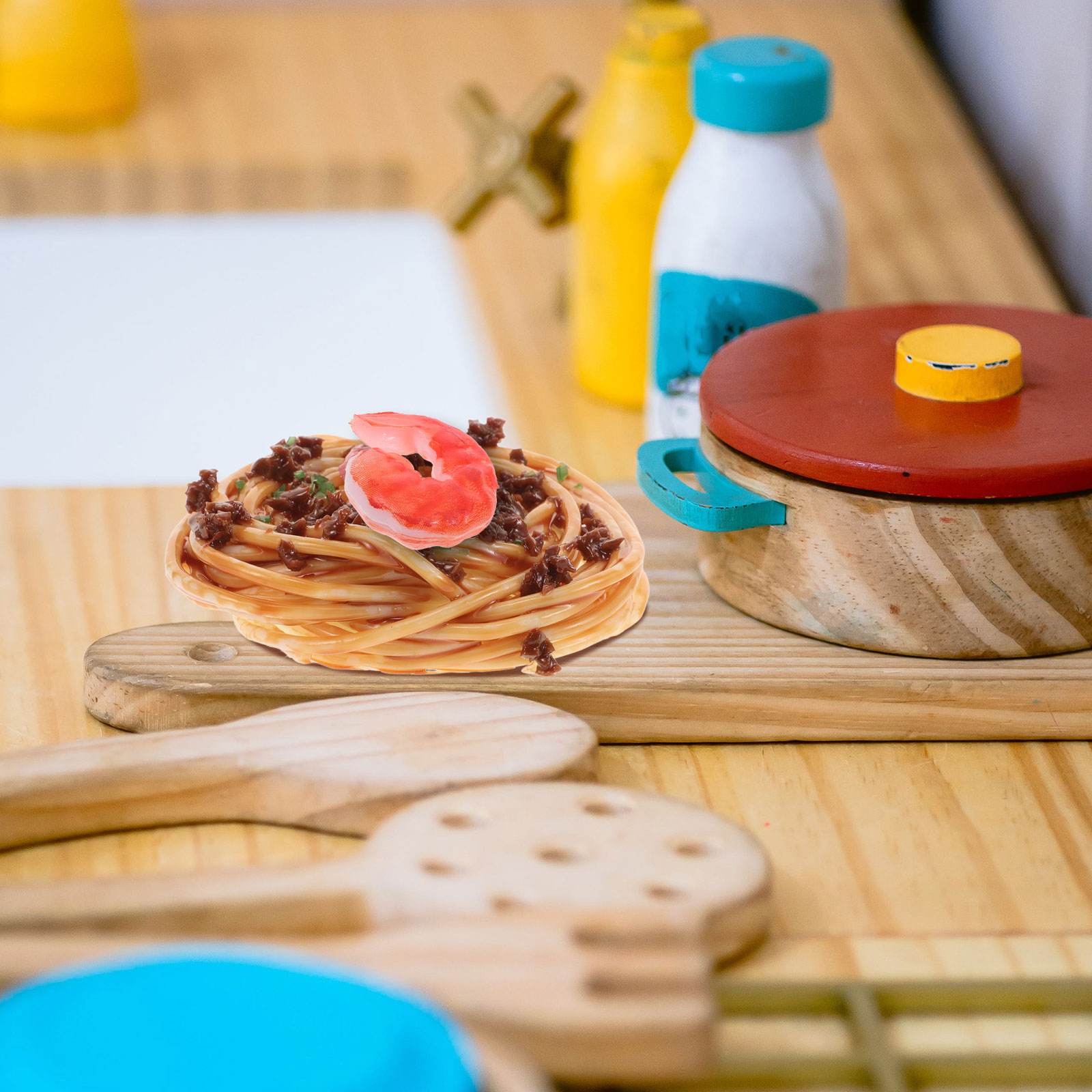 Hemoton 5pcs Realistic Artificial Shrimp Models Lifelike Plastic Shrimp ...