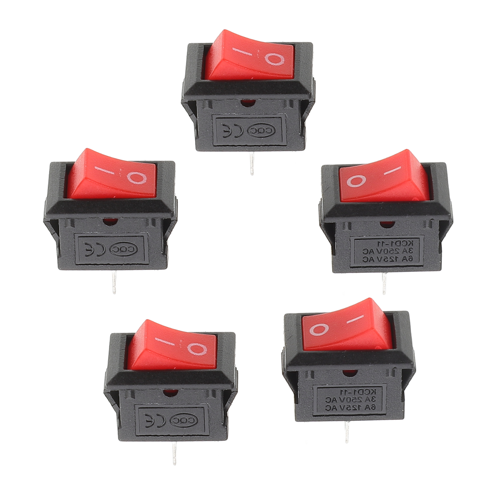 Hemoton 5pcs Rocker Switch For Science Toy Science Toy Rocker Switch ...
