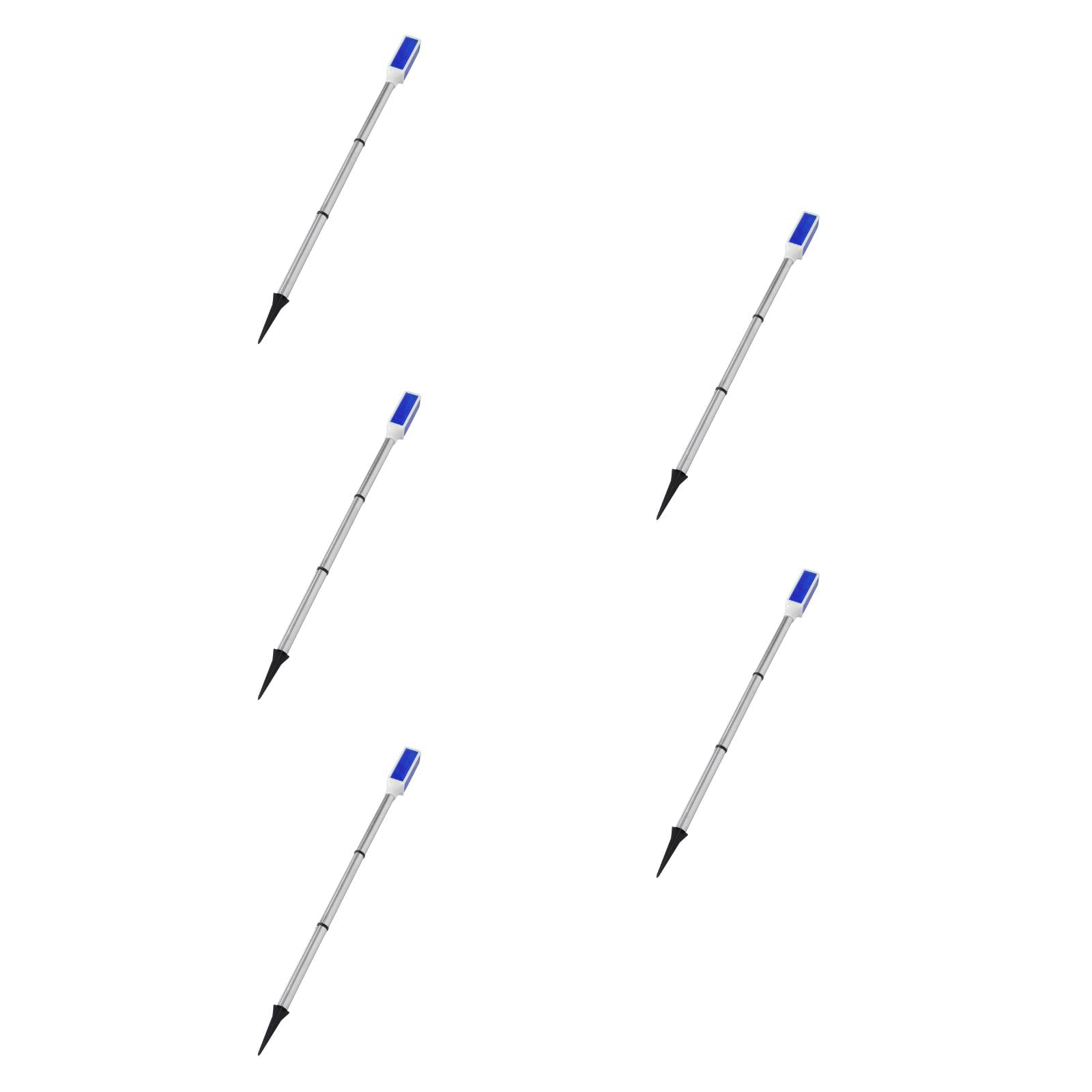 Hemoton 5pcs Solar Traffic Light Solar Signal Markers Light Driveway Road Safety Light Warning ...