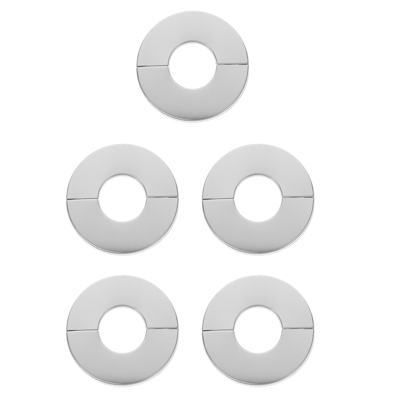 Hemoton 5pcs Stainless Steel Pipe Flange Cover Plumbing Cover Plates ...