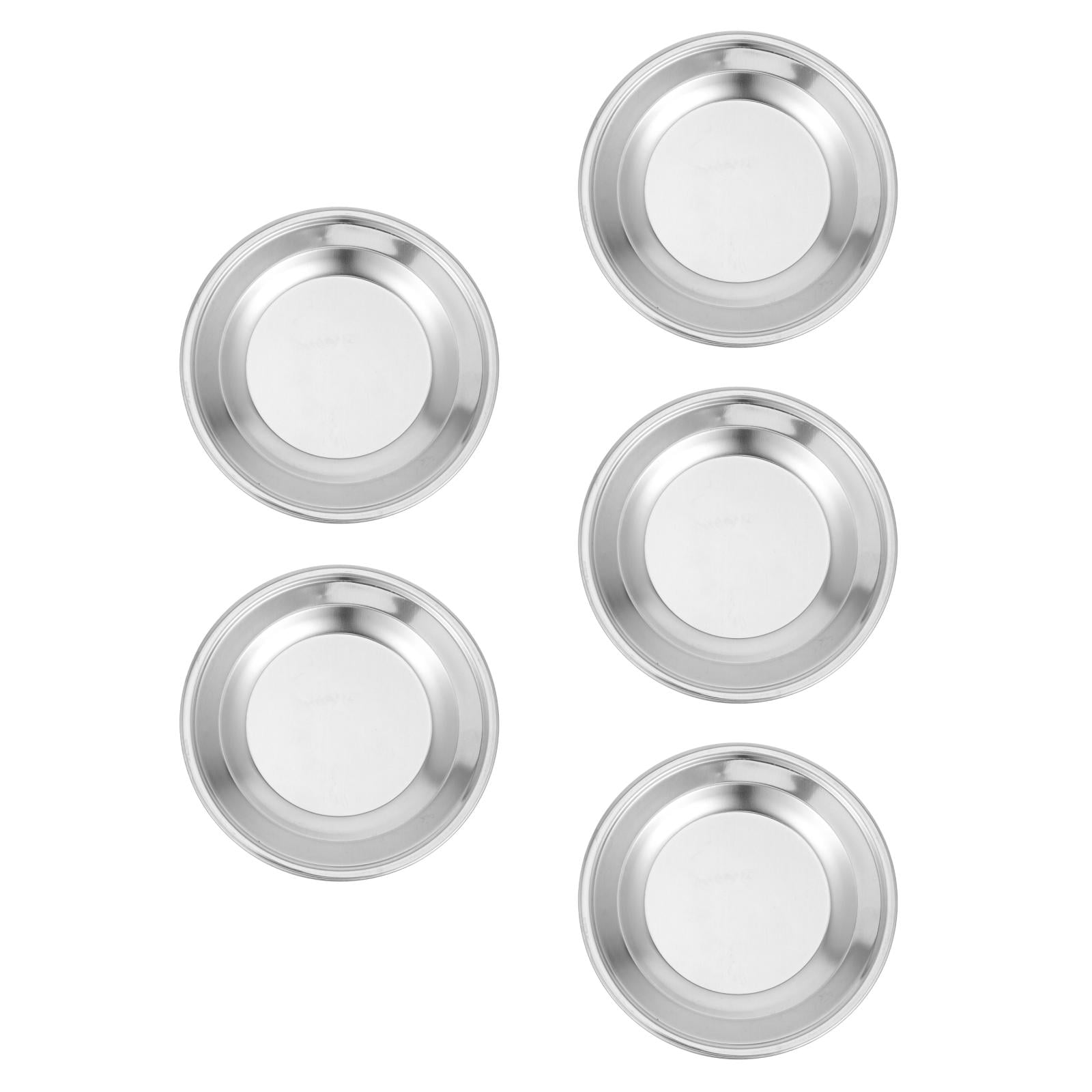 Hemoton 5pcs Tea Bag Dish Stainless Steel Tea Bag Holder Saucer Teabag ...