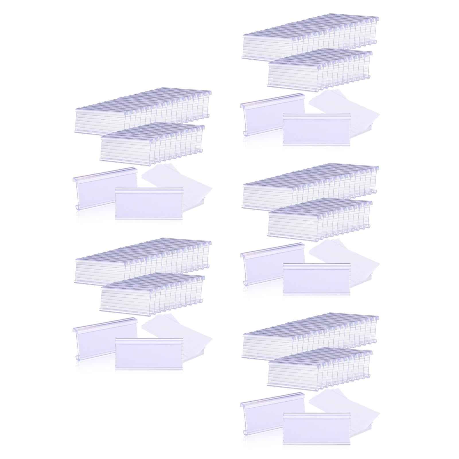 Hemoton 5pcs Wire Shelf Label Holders With Paper Inserts, Ideal For ...