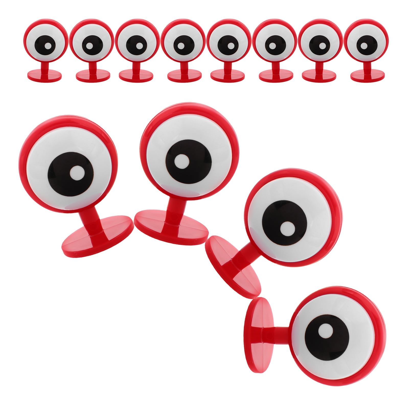 Hemoton 6 Pairs Motorcycle Helmet Eyes Stickers 3d Cute Helmet Topper ...