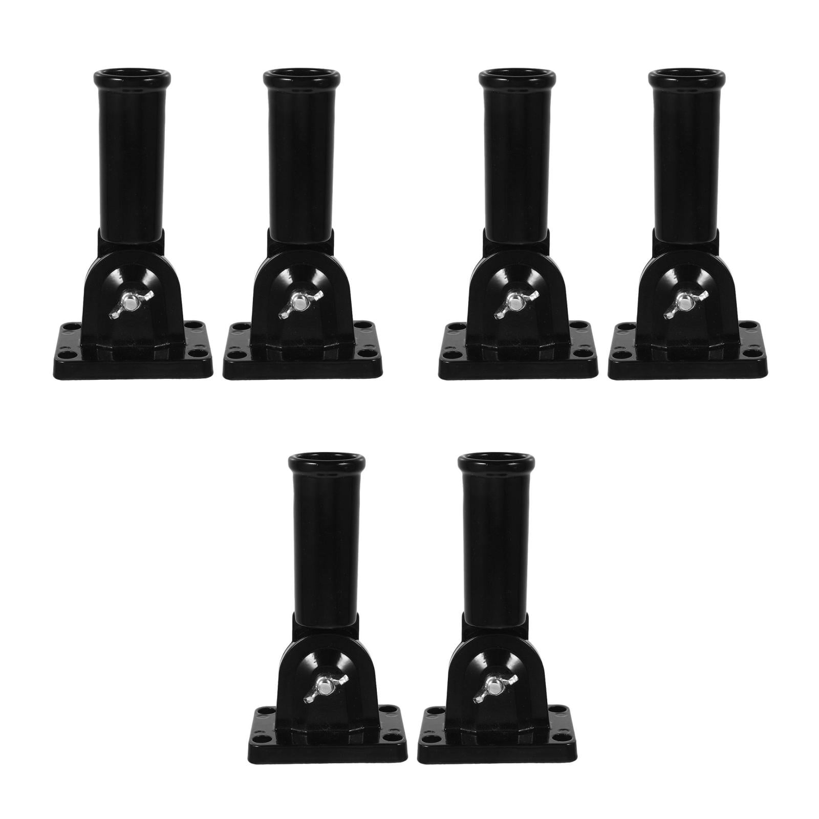 Hemoton 6 Pcs Adjustable Flag Pole Holder Bracket for Wall Heavy Duty ...