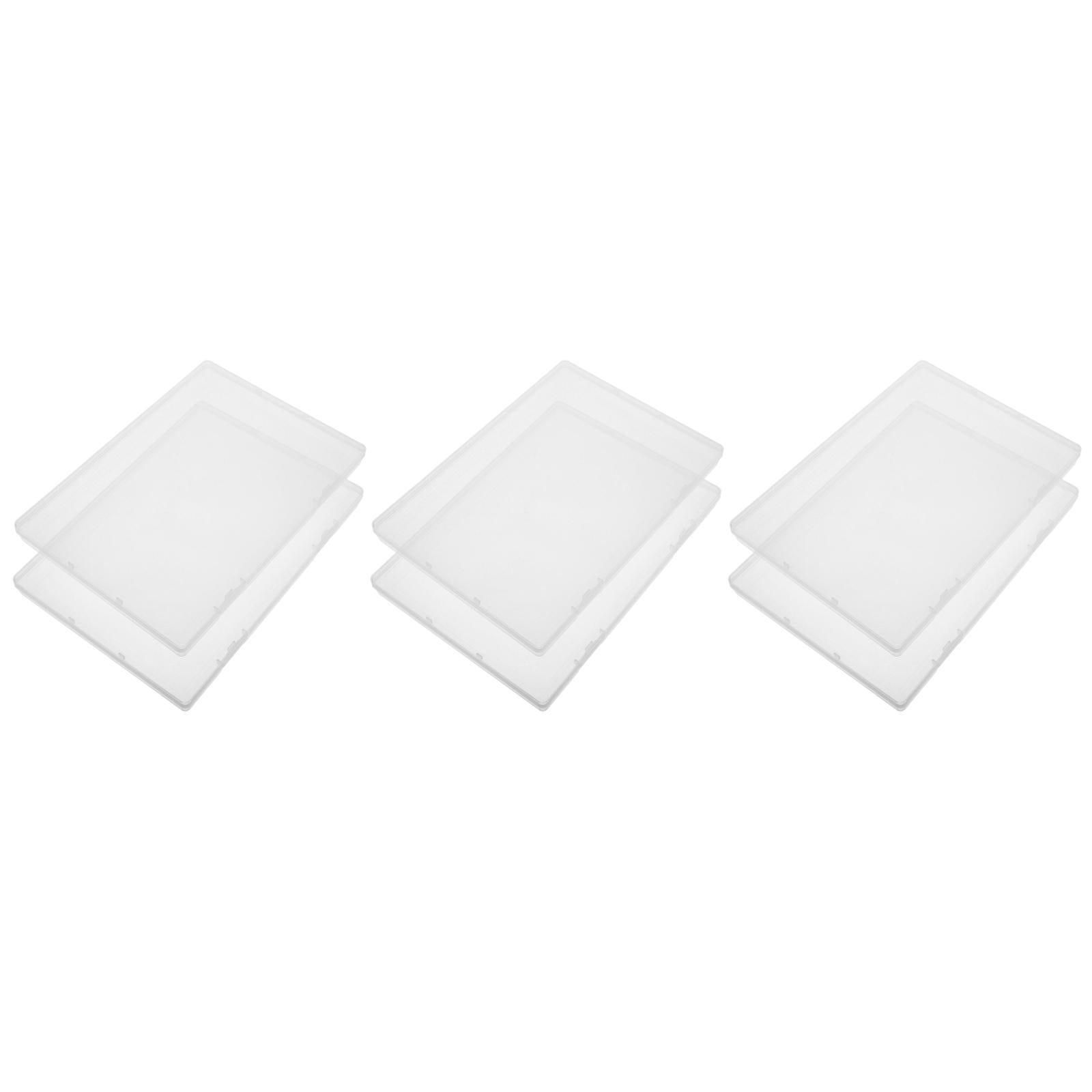 Hemoton 6 Pcs Birth Certificate and Document Storage Box Transparent ...