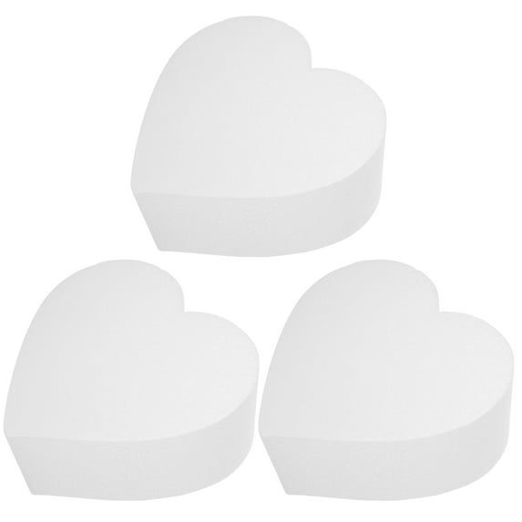 Hemoton 6 Pcs Foam Cake Heart Shaped Fake Cake Model Baking Cake Model ...