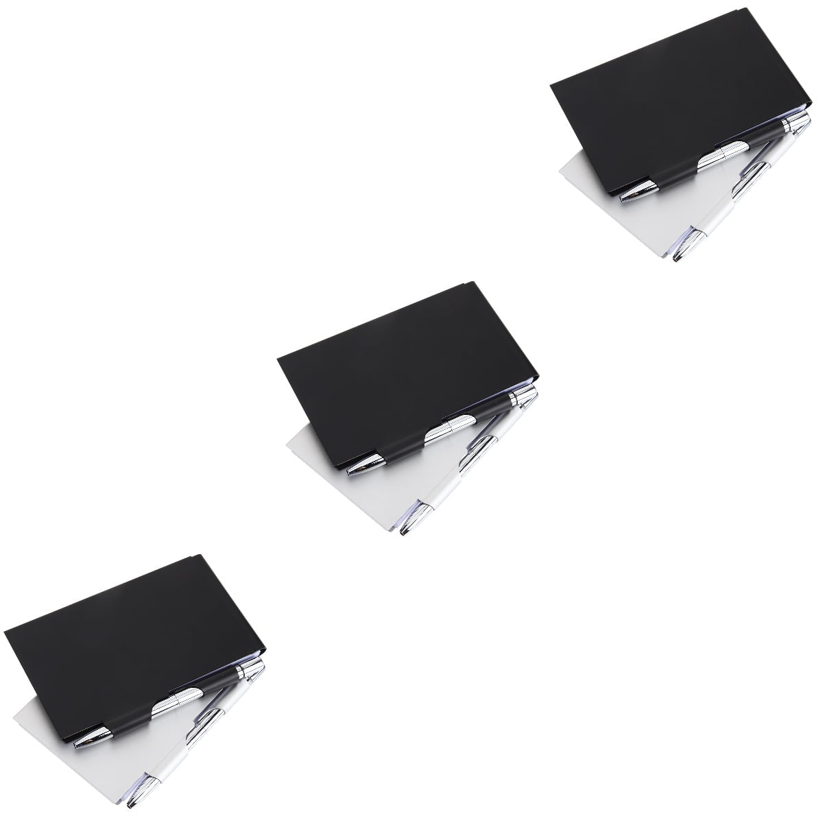 Hemoton 6 Pcs Metal Pocket Notepads Refillable Journal Memo Books Small ...