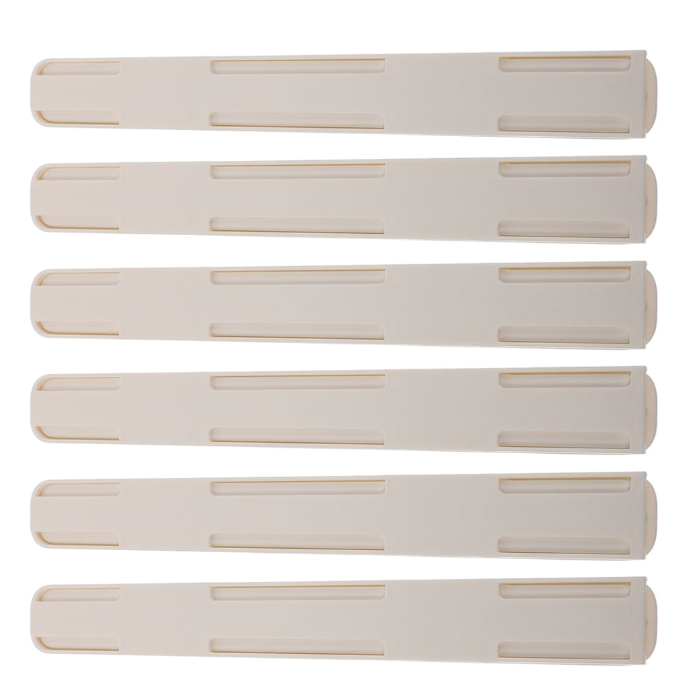 Hemoton 6 Pcs Pull Out Rail For Baskets Or Bins Self Adhesive Drawer ...