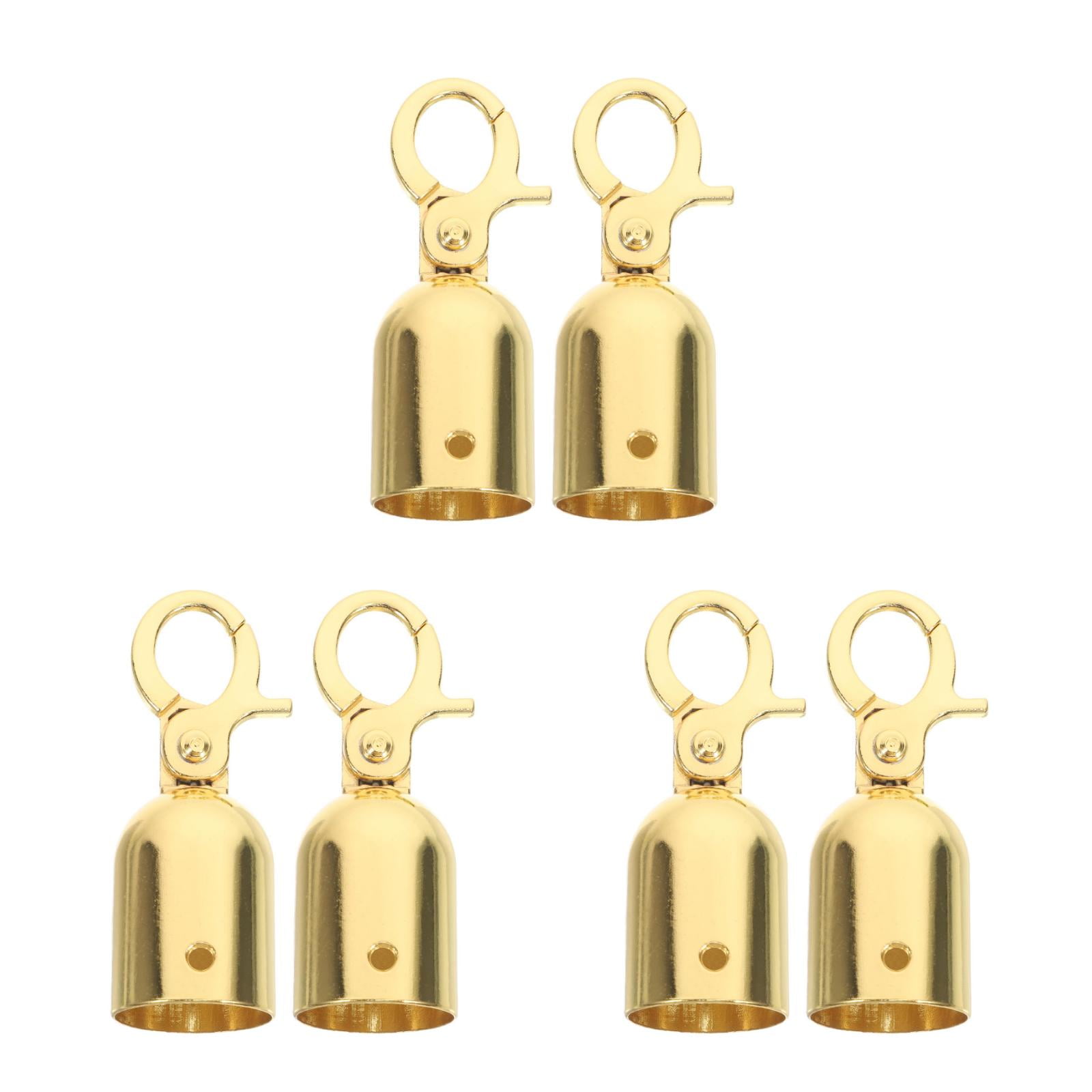 Hemoton 6 Pcs Rope End Stop Handrails Cord Locks Post Queue Rope Ends ...