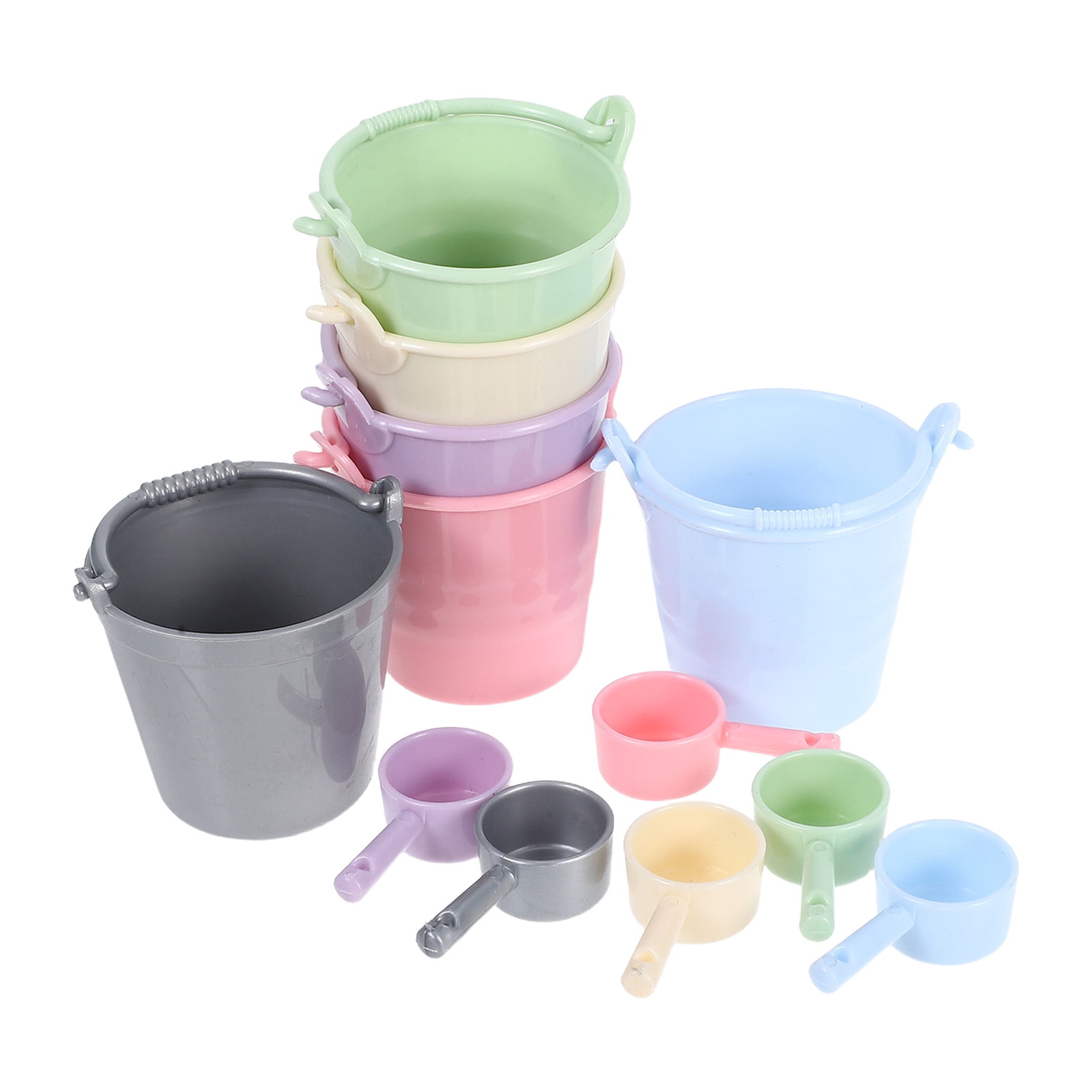 RENACLIPY 6Sets Garden Bucket Plastic Buckets for Home Use ...