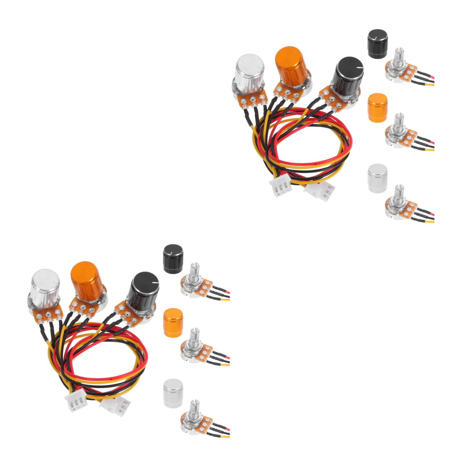 Hemoton 6 Sets Versatile Rotary Potentiometer With Knob For Manual ...