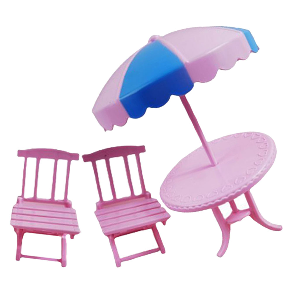Hemoton 6 Sets of Mini Deck Chair Mini House Beach Chair Ornament ...