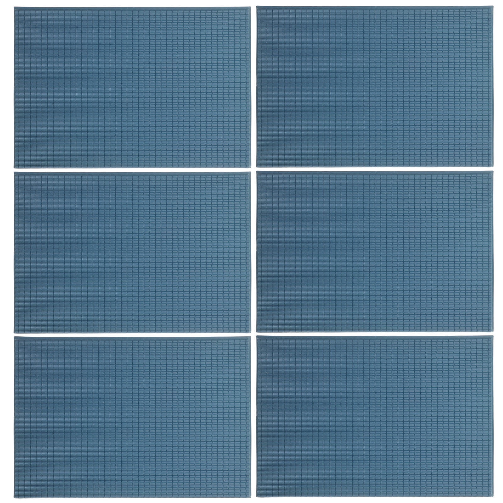 DEEPCRAFF Tile Shape Miniature Roof Tiles Gray 6 Sheets 11.8x7.9x0.01in ...