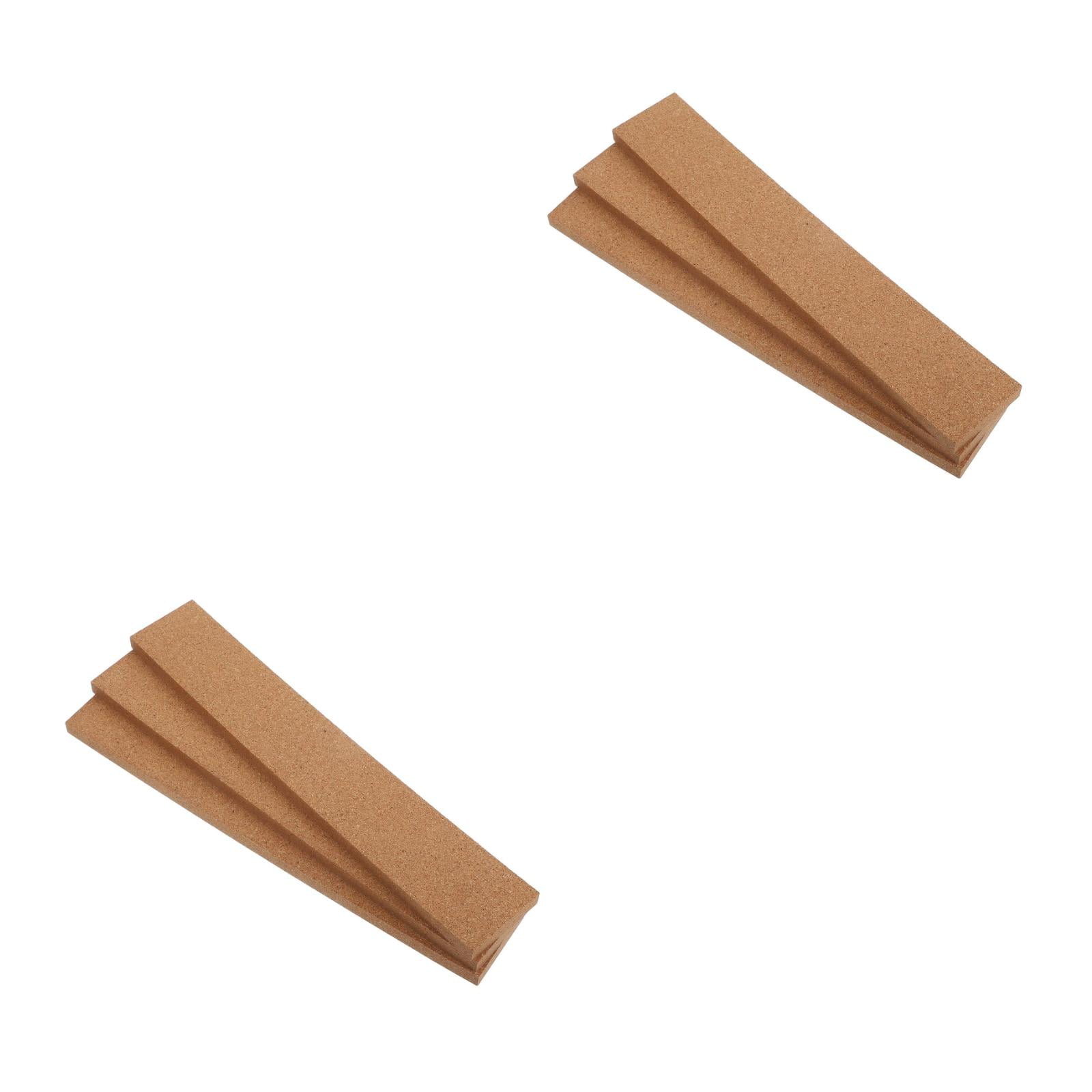 Hemoton 6 pcs Adhesive Bulletin Strips Cork Strips Cork Bulletin Bar ...