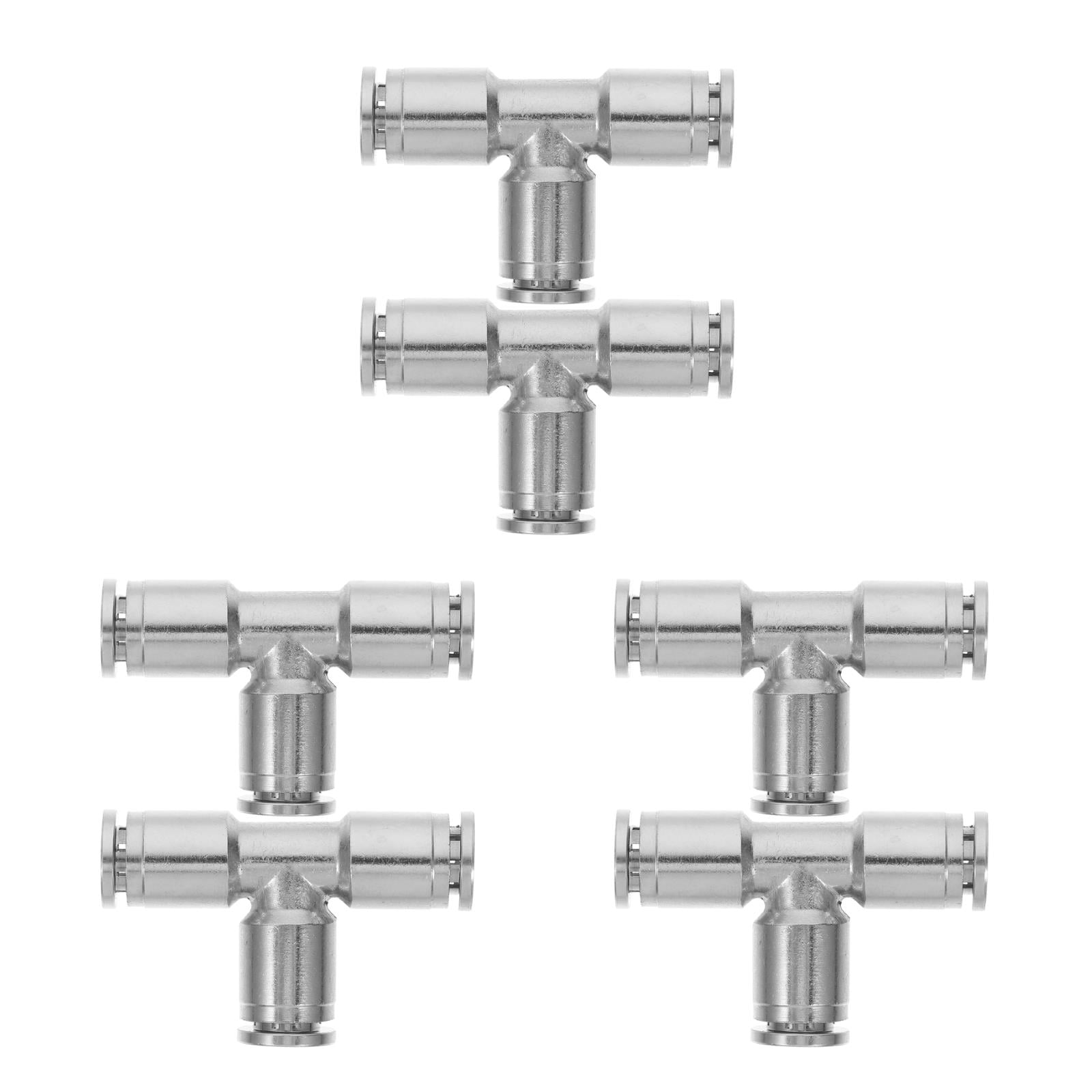 HEMOTON MLINS 6 pcs Three Way Air Hose Supply Tee Quick Connector ...