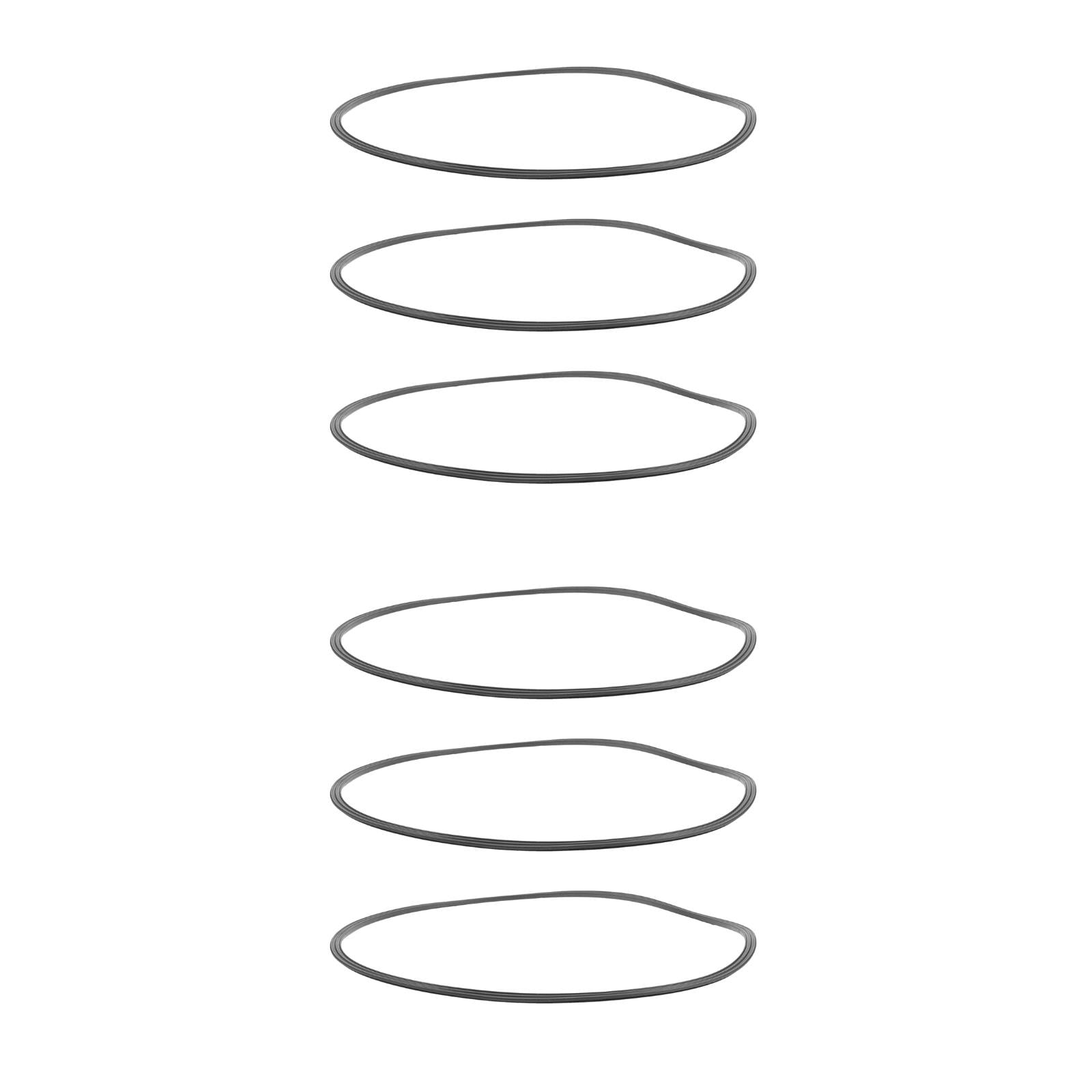 Hemoton 6 pcs Bar Stool Leg Protectors Ring Rubber Floor Protector Ring ...