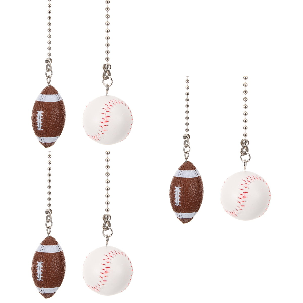 Hemoton 6 pcs Ceiling Fan Pull Chain Beaded Ceiling Fan Pull Chain ...