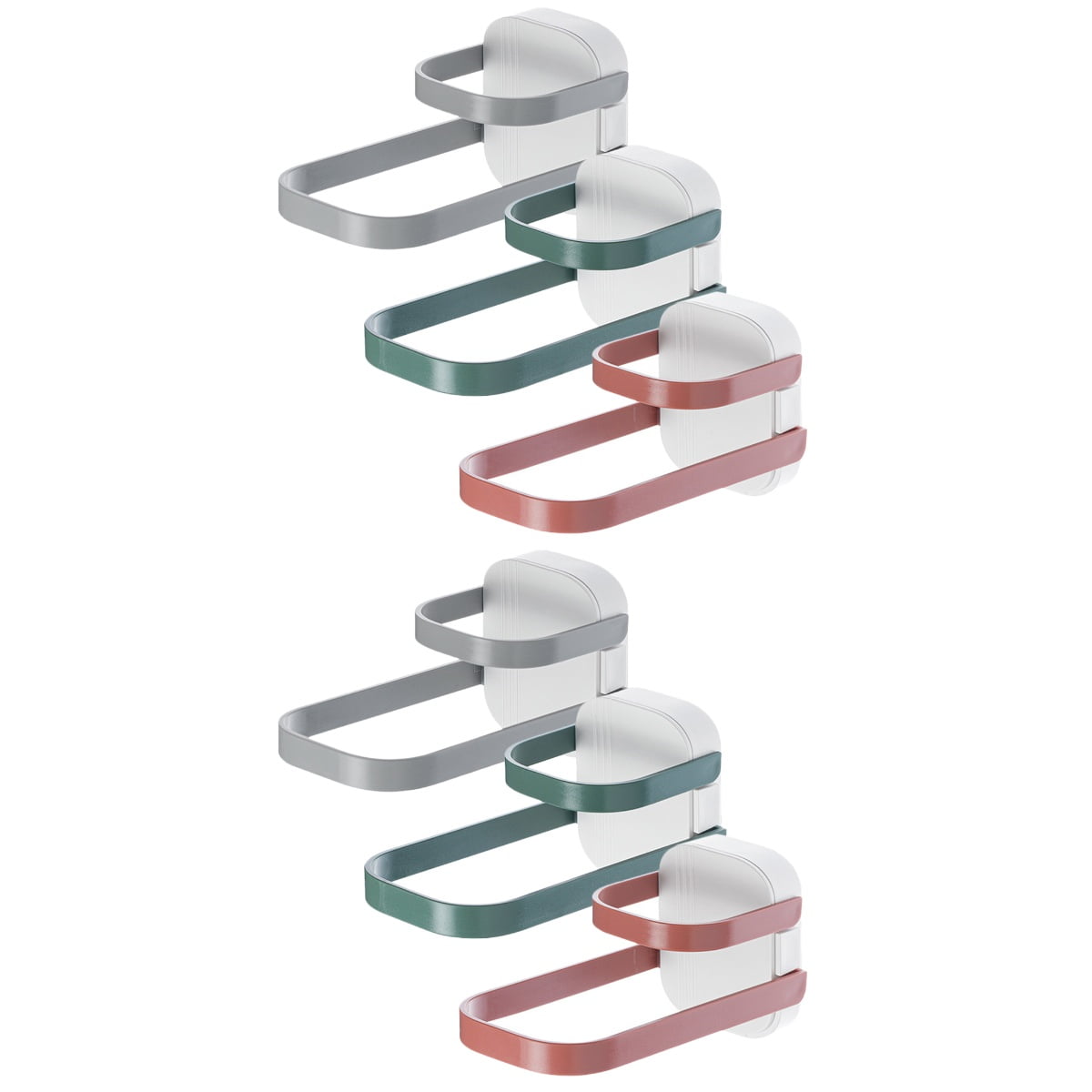 Hemoton 6 pcs Clothes Hanger Storage Double Layered Hanger Stacker for ...