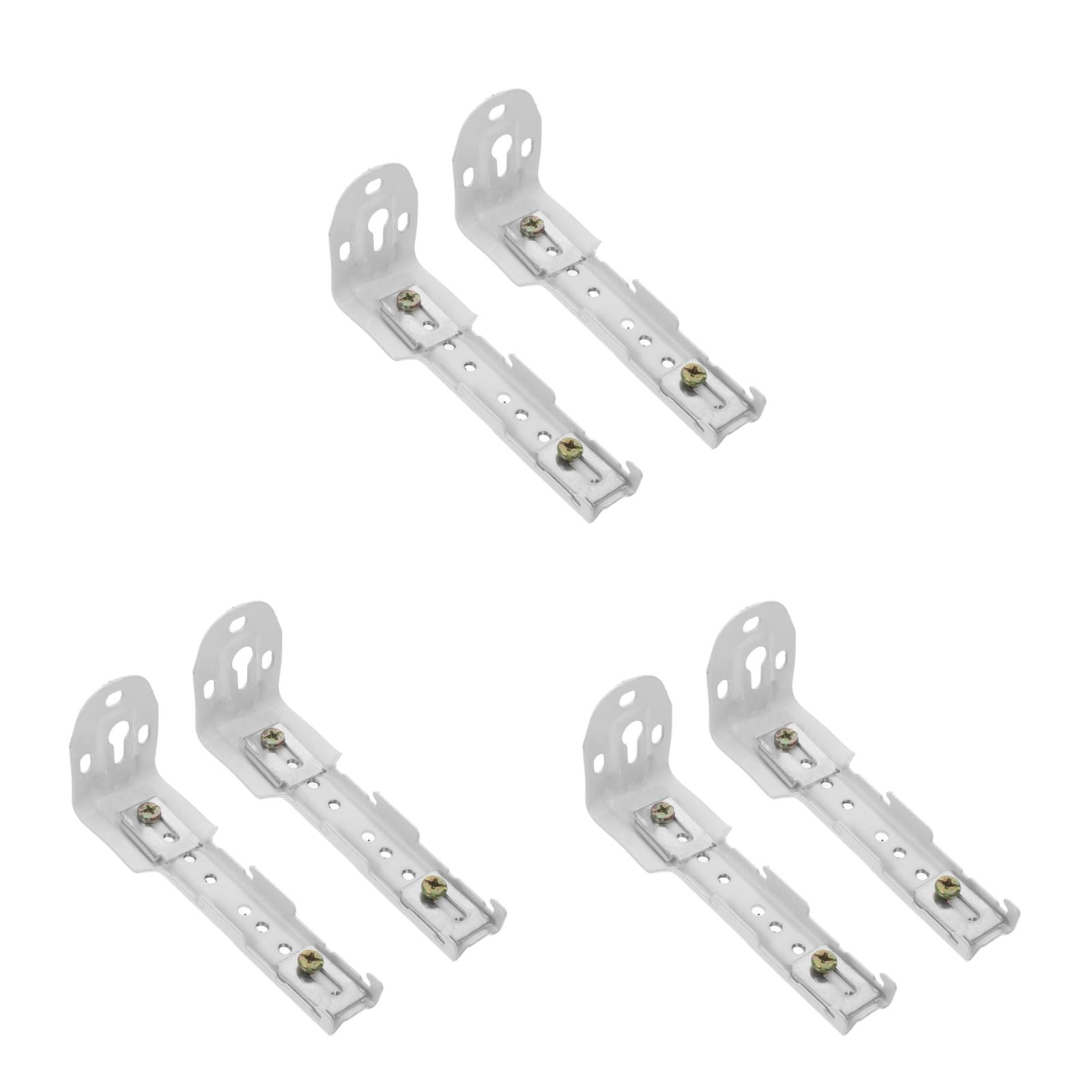 Hemoton 6 pcs Double Curtain Track Ceiling Mount Roller Shade Track ...