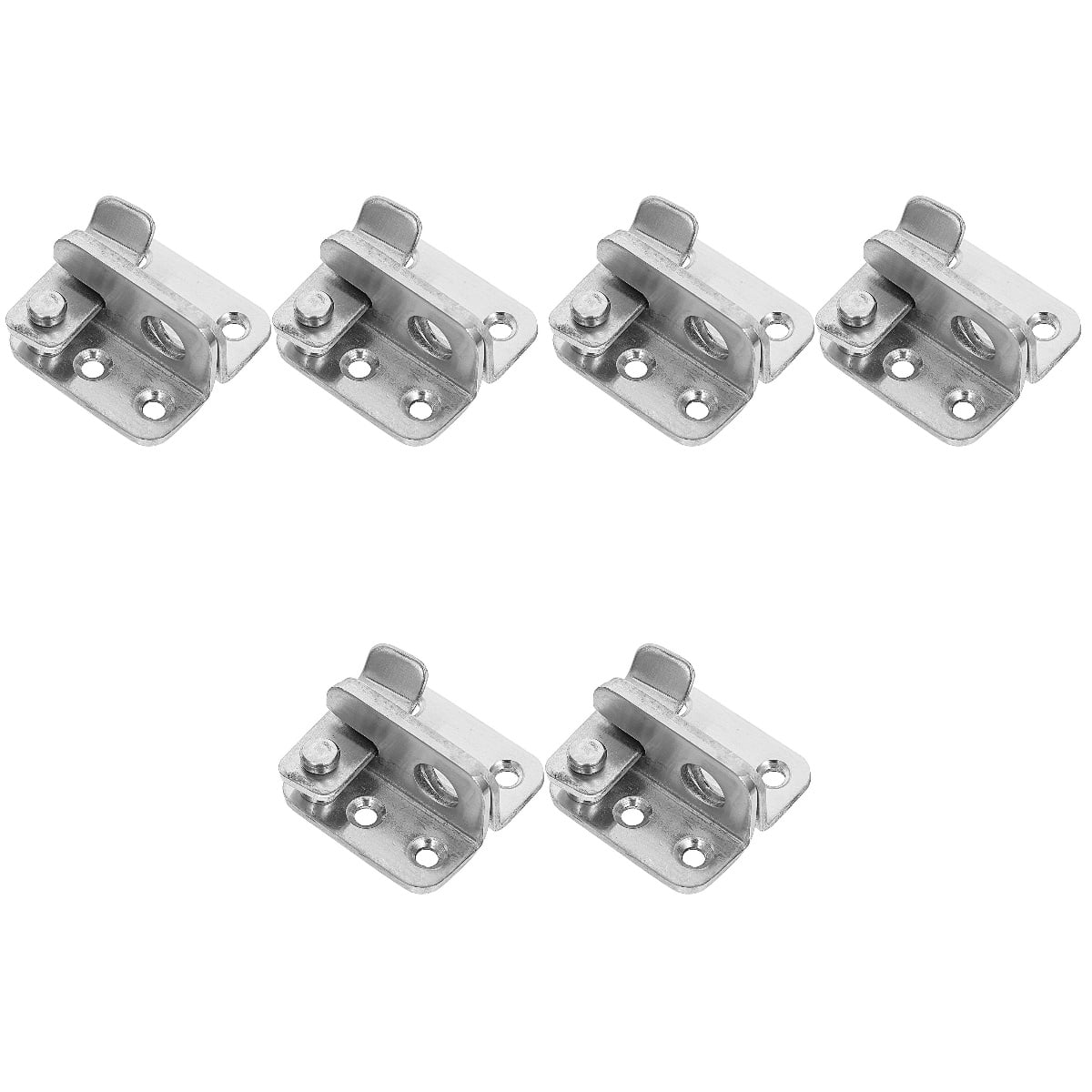 Hemoton 6 pcs Flipping Latch Gate Bolt Latch Safety Door Lock Catch ...