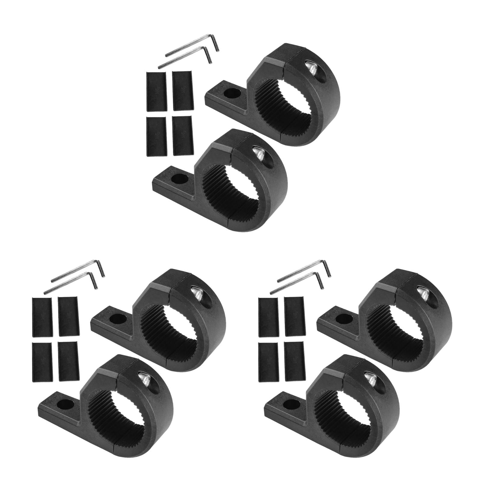 Hemoton 6 pcs Motorcycle Spotlight Modification Mounting Clamps ...