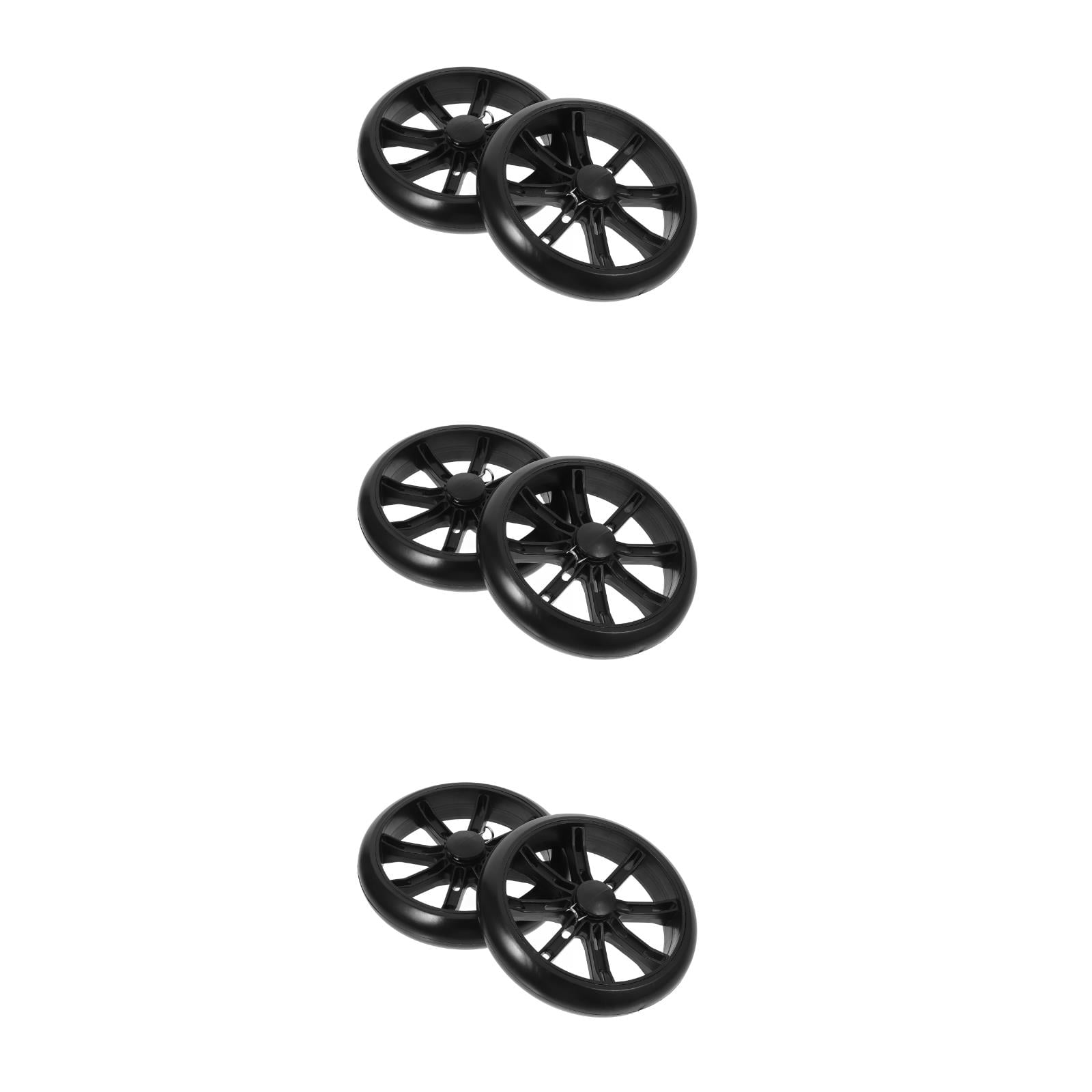 Hemoton 6 pcs Replacement Grocery Cart Wheels Push Cart Wheels Shopping ...