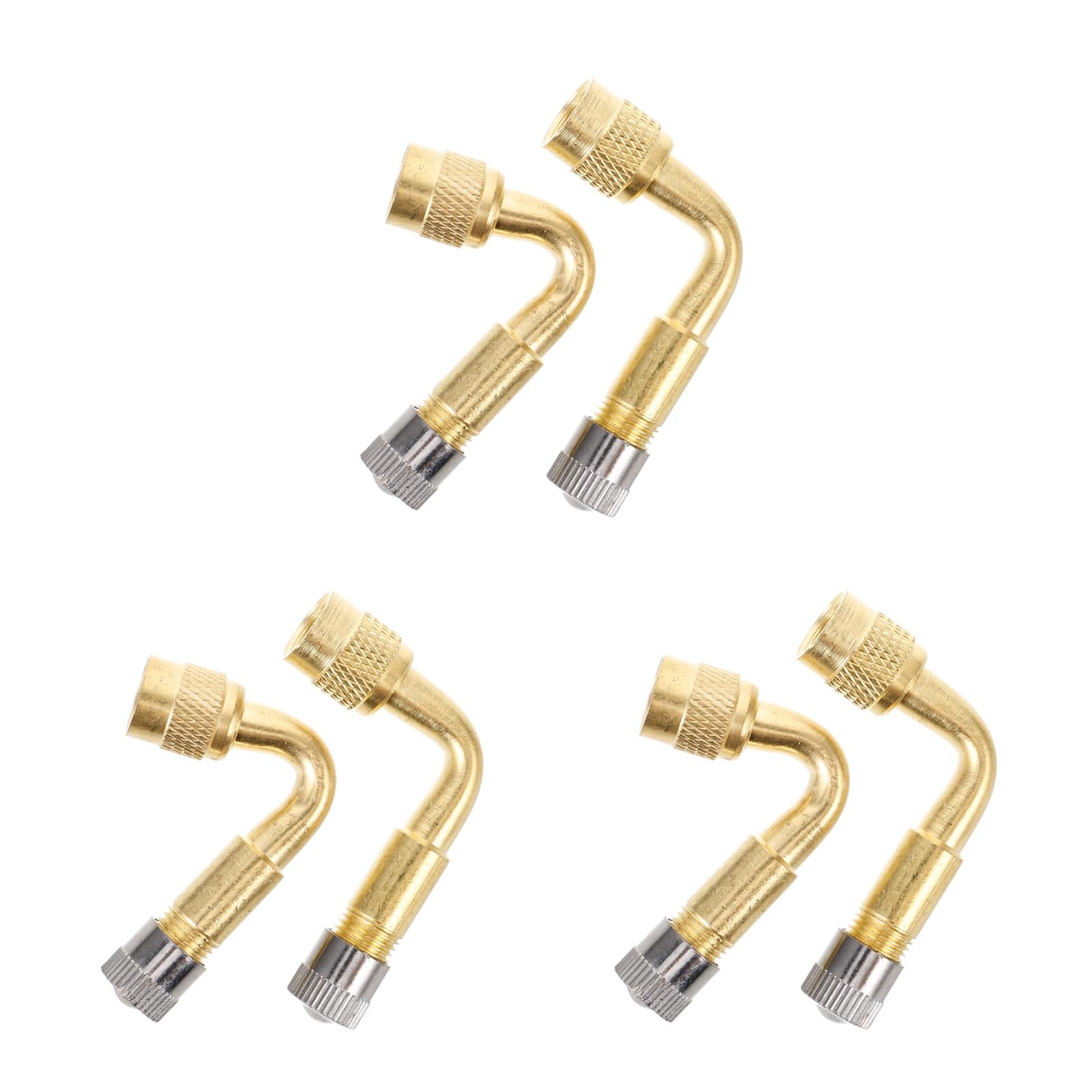 Hemoton 6-Piece Tire Valve Set, Valve Nozzle Extensions, Tire Valve ...