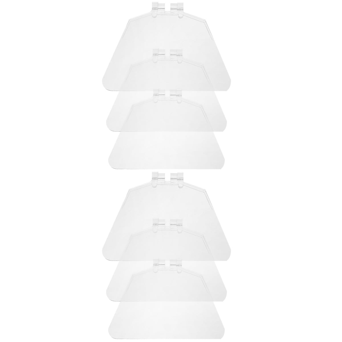 Hemoton 6 pcs Transparent Eye Shield Bench Eye Guards Plastic Bench Eye ...