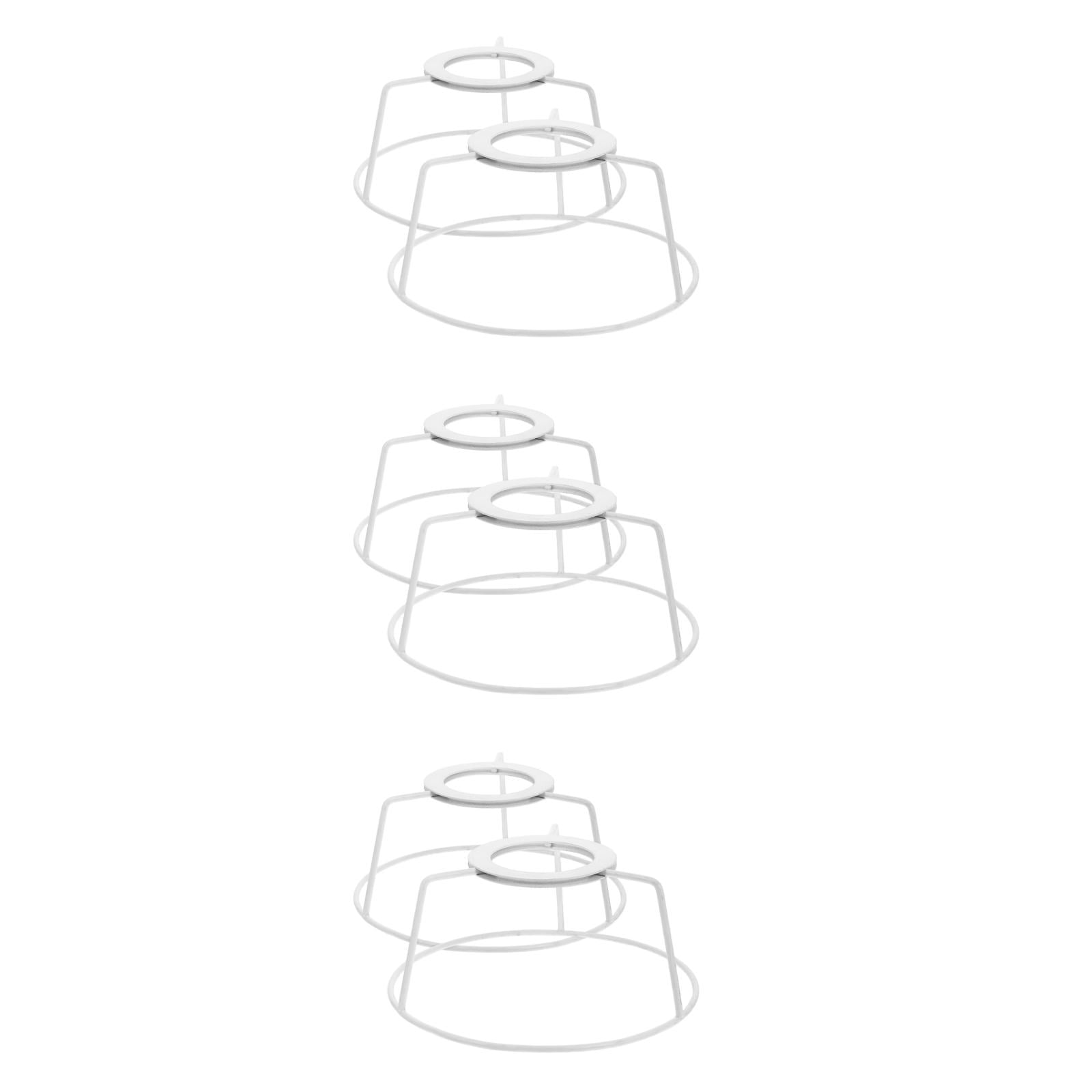 UPGRATOR WORGEOUS 6 pcs E27 Lamp Shade Frame DIY Lampshade Supplies ...