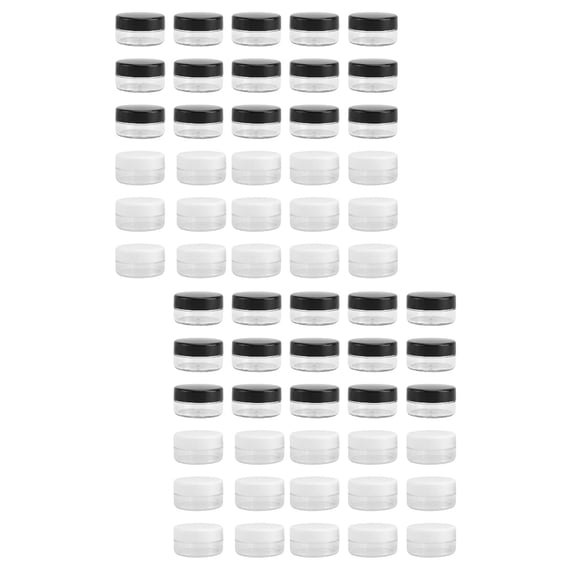 Hemoton 60 Pcs Cosmetic Boxes Sample Boxes Traveling Cream Storage ...