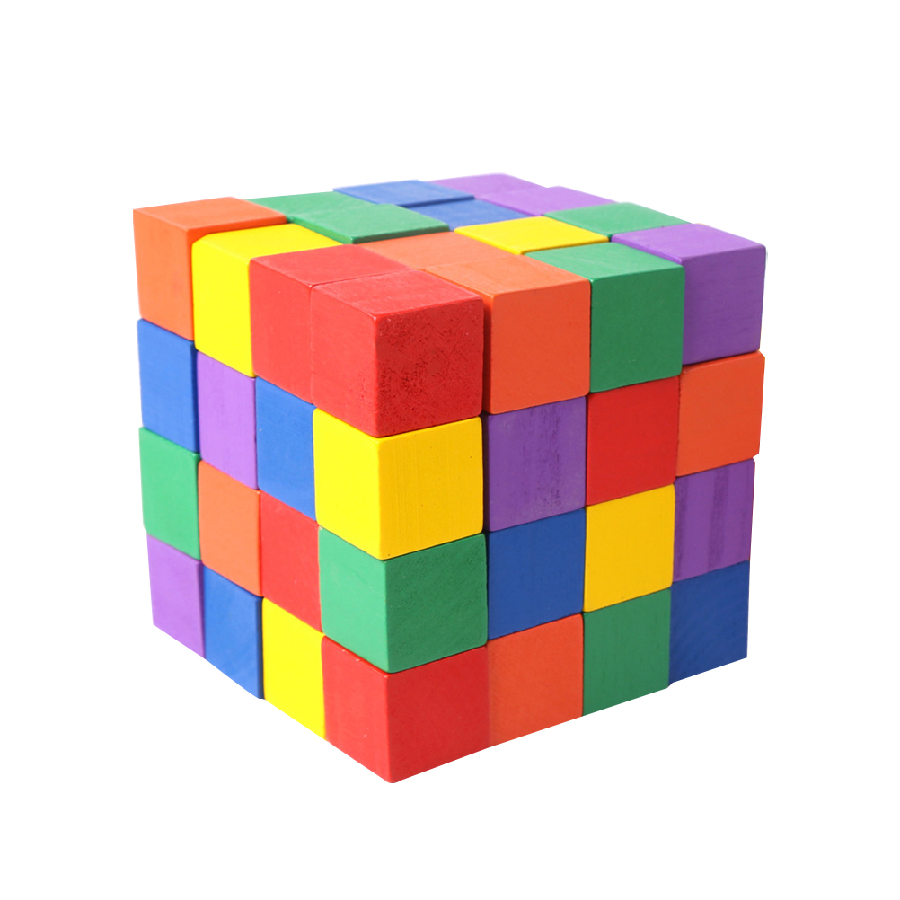 Hemoton 60 Pcs Geometry Puzzle Art Colored Building Blocks - Walmart.com