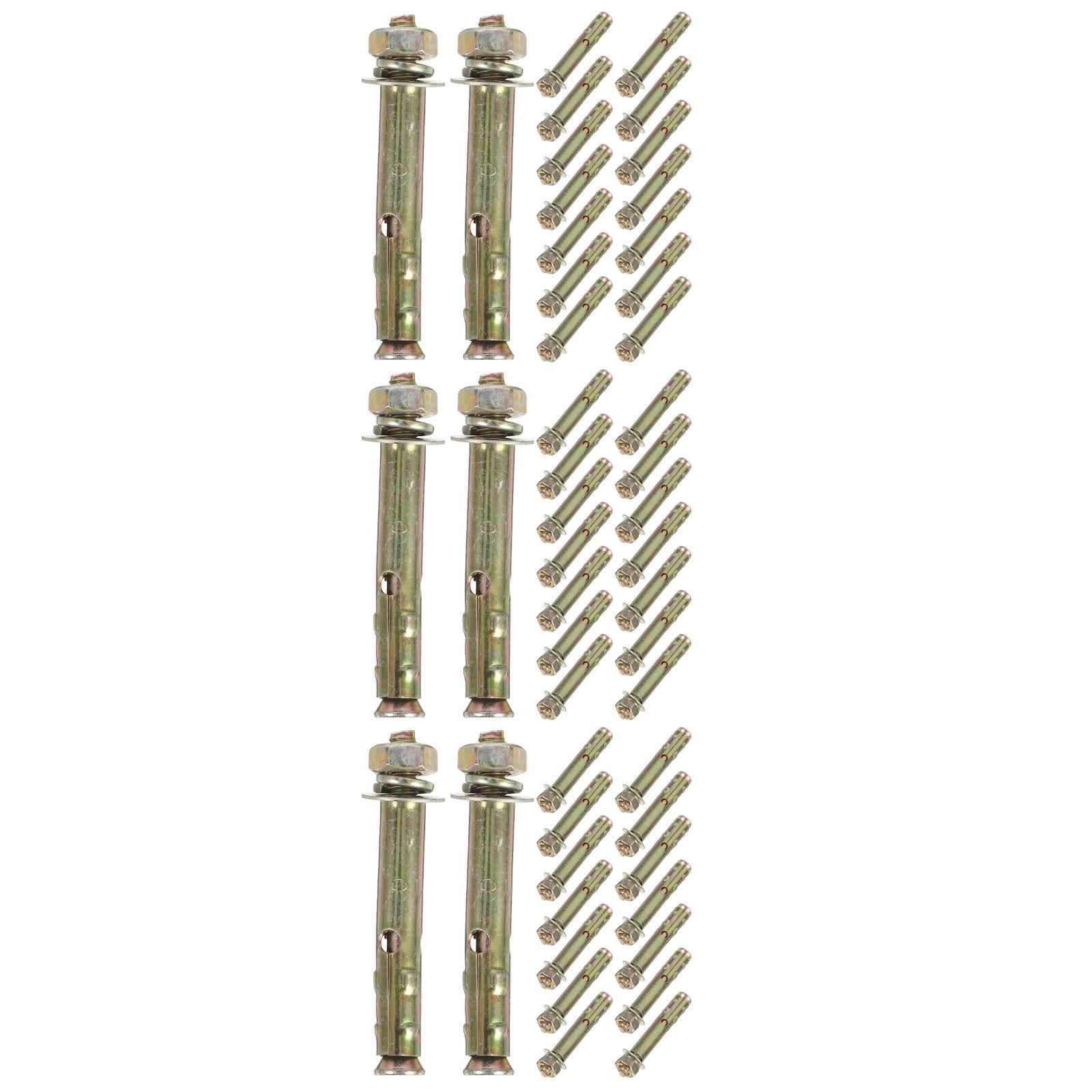 Hemoton 60 pcs Durable Expansion Screws for Concrete Steel expansion ...