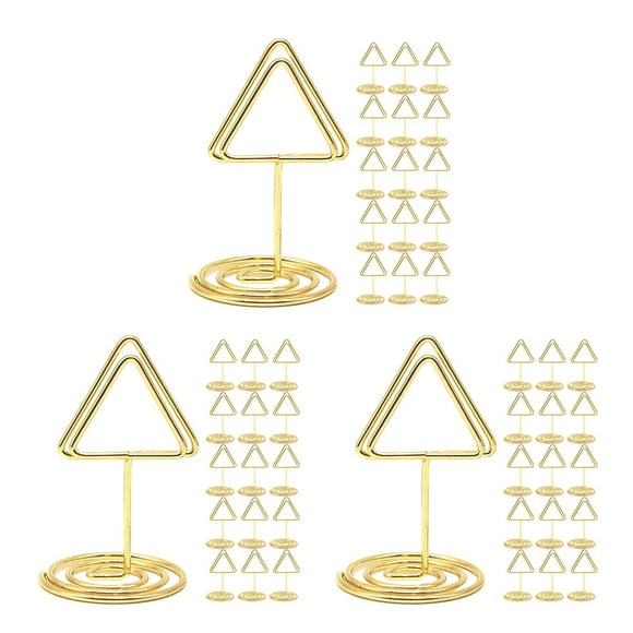 Food Label Holders and Table Number Stands for Buffets and Events