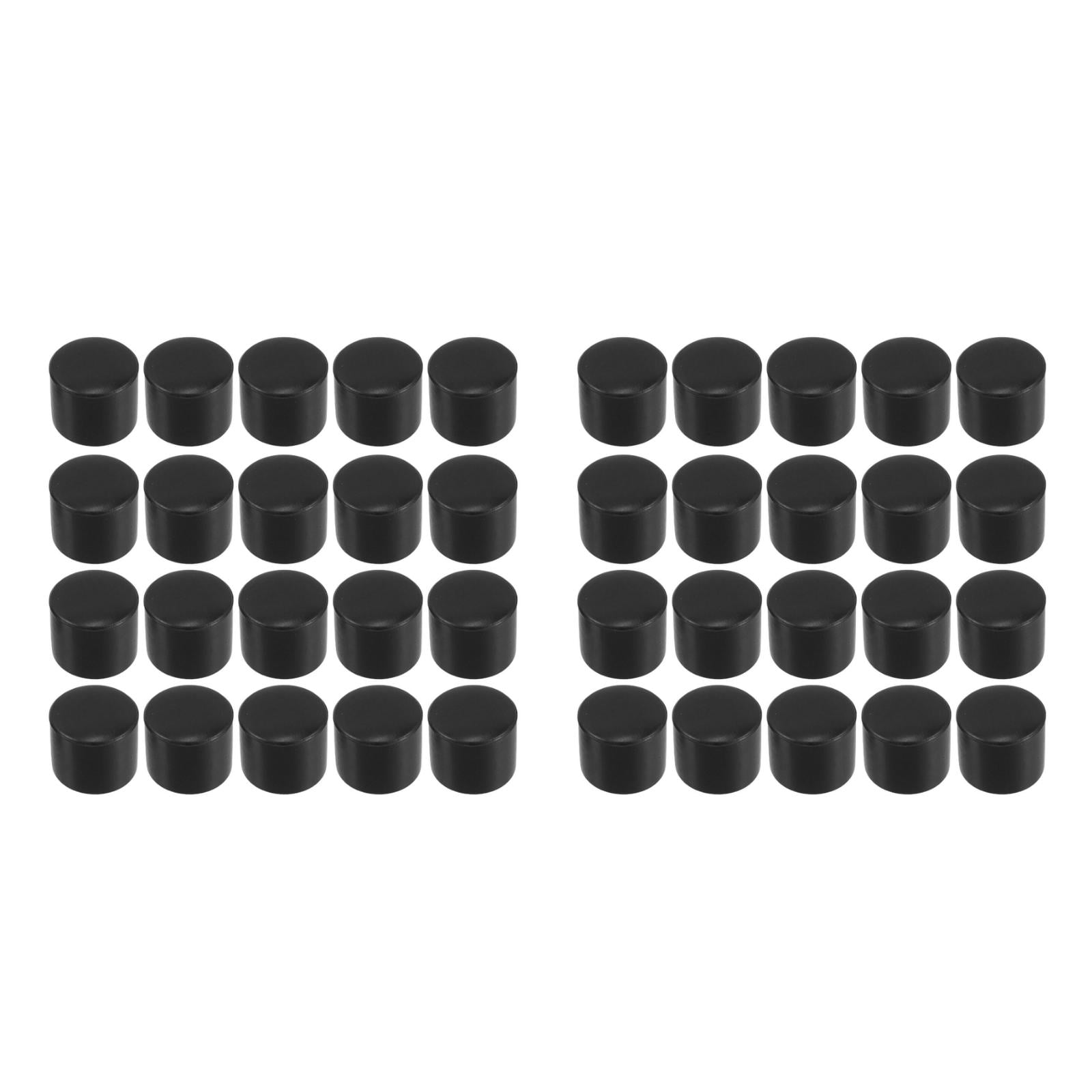 UPGRATOR 60-Pack Rubber Tube End Caps for Table Legs, Small Protective ...