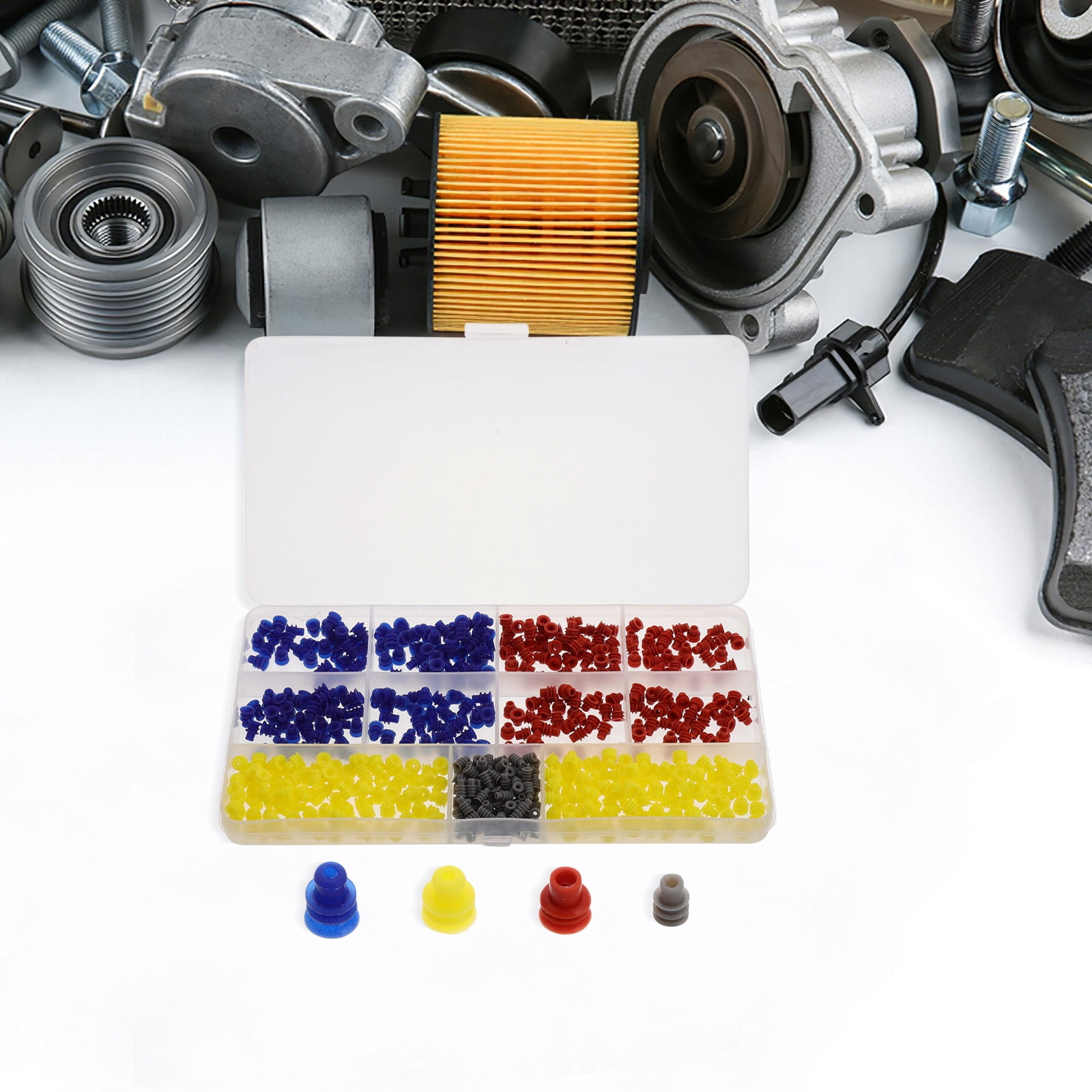 Hemoton 600pcs Waterproof Silicone Sealing Plugs For Electrical Wire ...