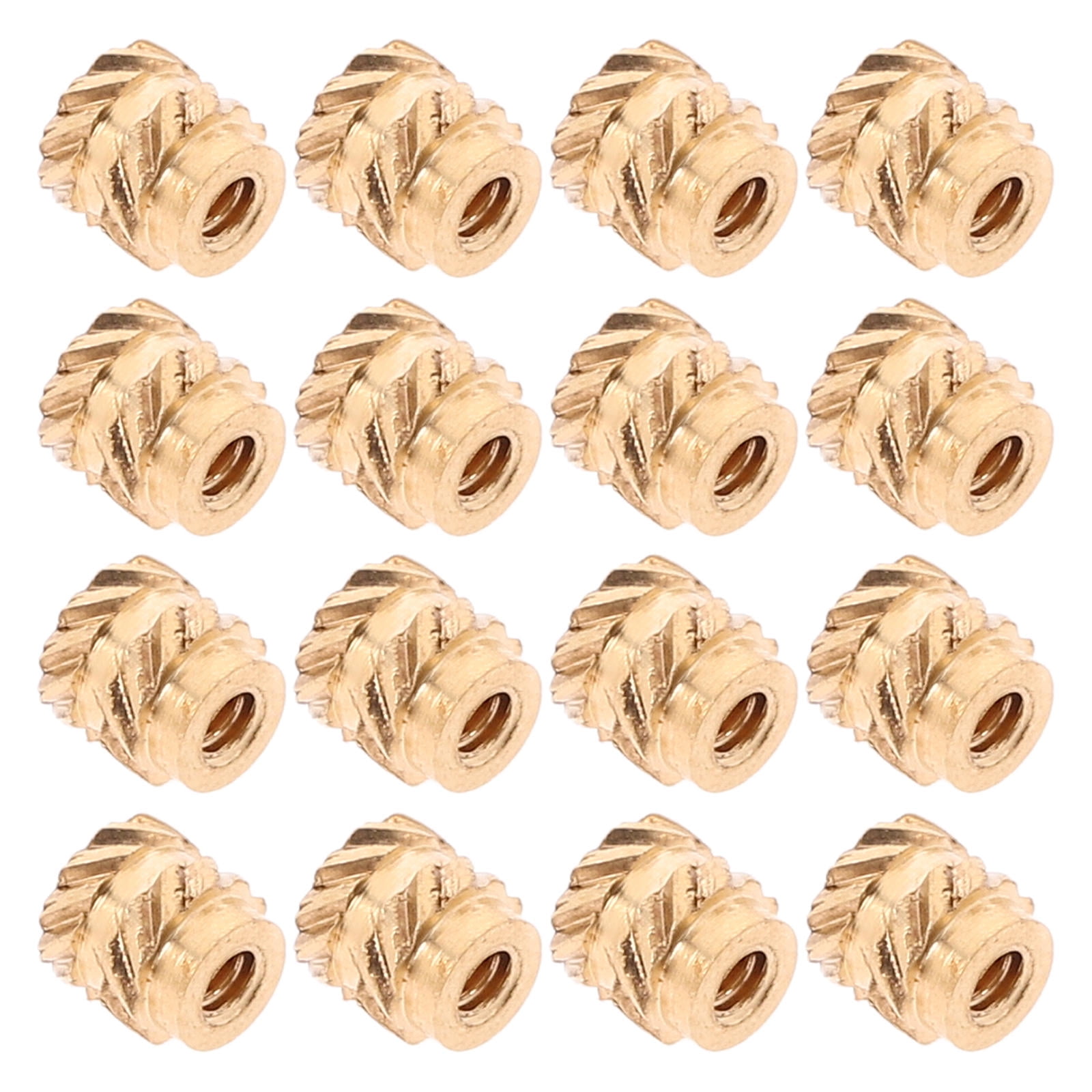 RENACLIPY Thread Insert Assortment Kit 60pcs Brass Threaded Inserts for ...