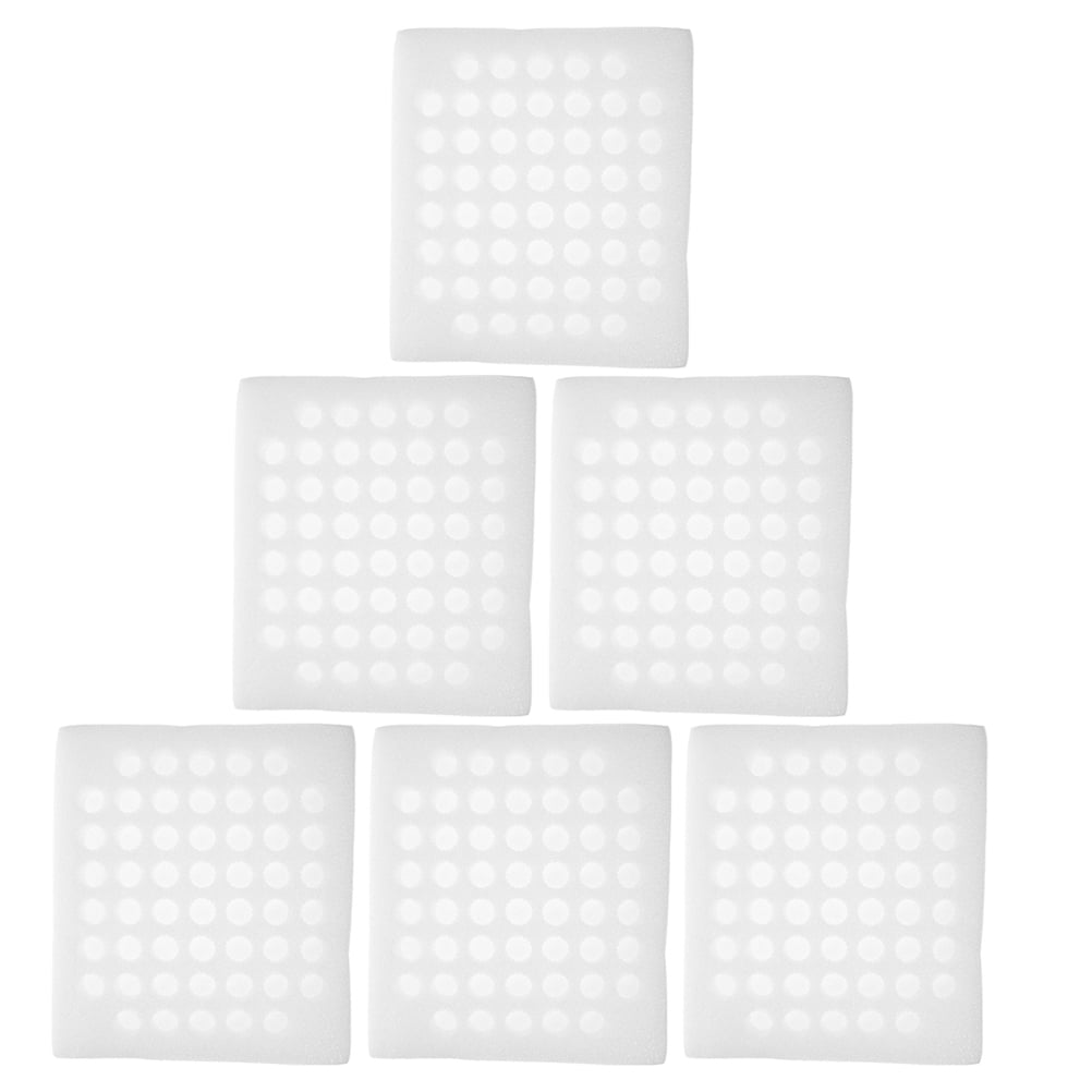 Hemoton 6PCS Quail Egg Container Foam Eggs Tray Quail Eggs Storage Tray ...