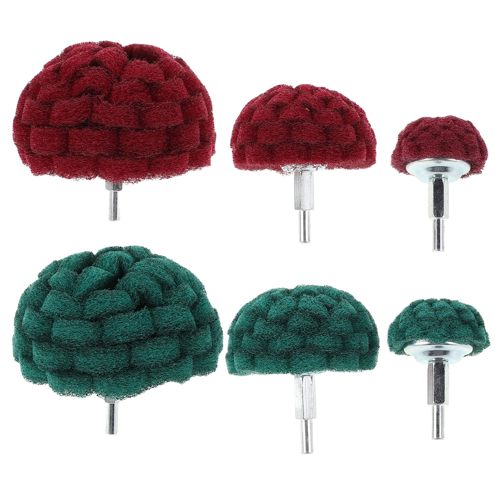 Hemoton 6PCS Scouring Pads Abrasive Buffing Polishing Wheel Drill ...