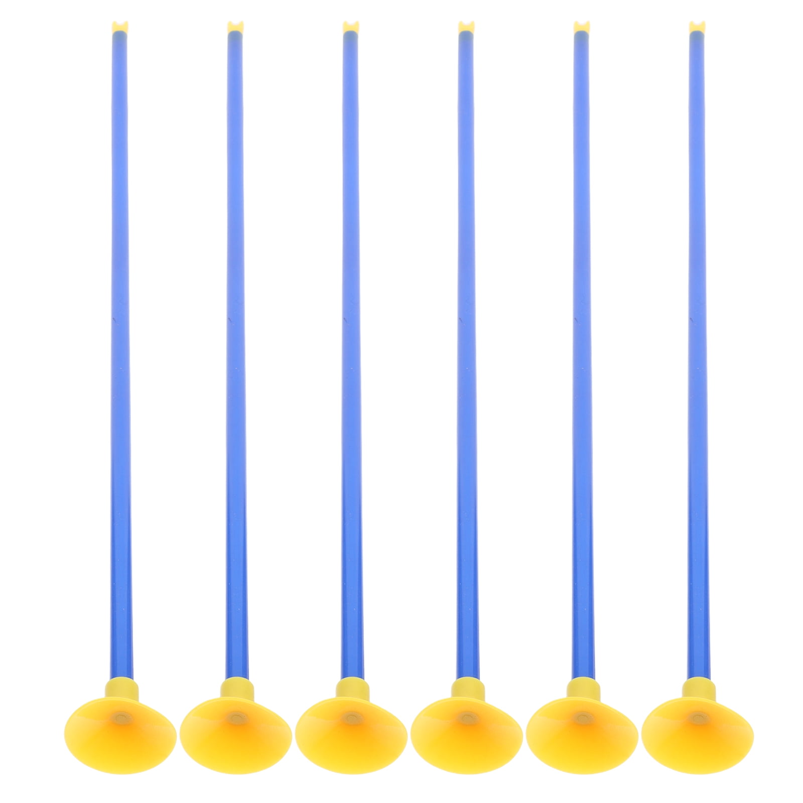 Hemoton 6PCS Suction Cup Arrows Kids Archery Plastic Arrows Suction Cup ...