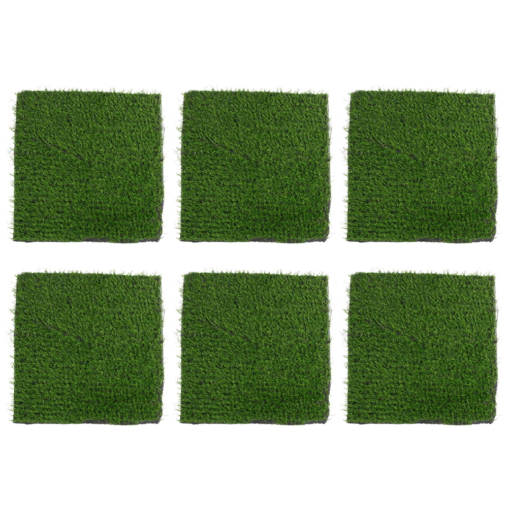 Hemoton 6Pcs Chicken Nesting Box Pads Plastic Artificial Grass Pads ...