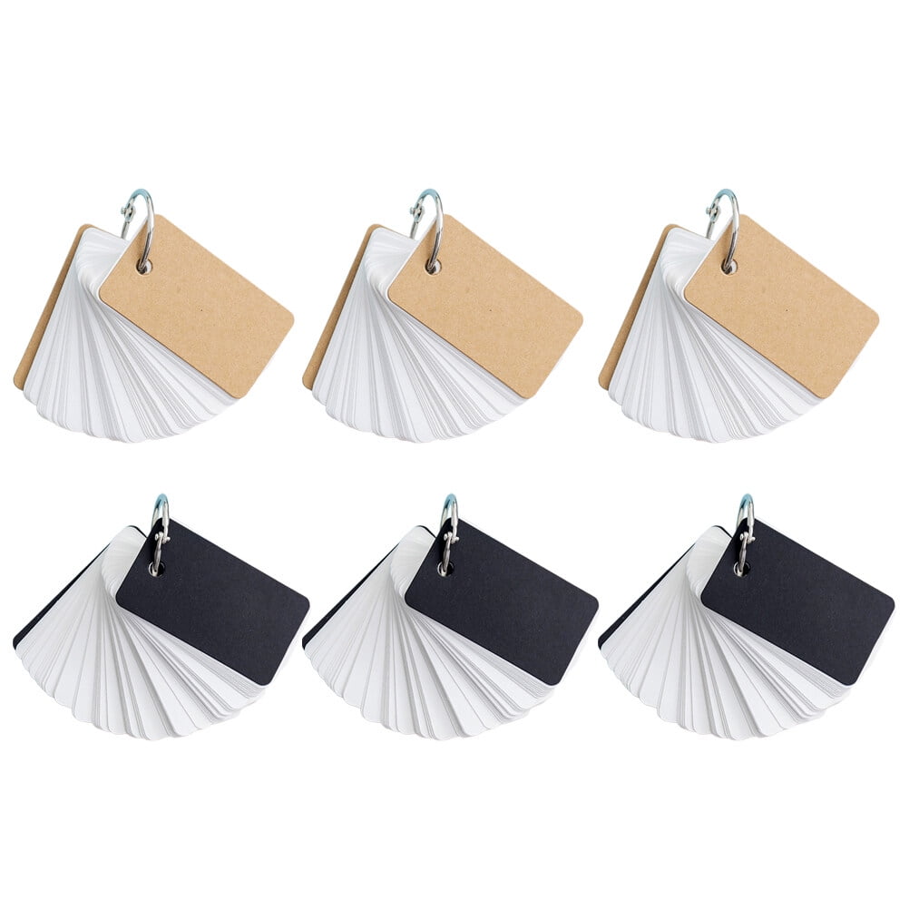 Hemoton 6Pcs Ring Loose-Leaf Notepad Portable Memory Paper Binder Memo ...