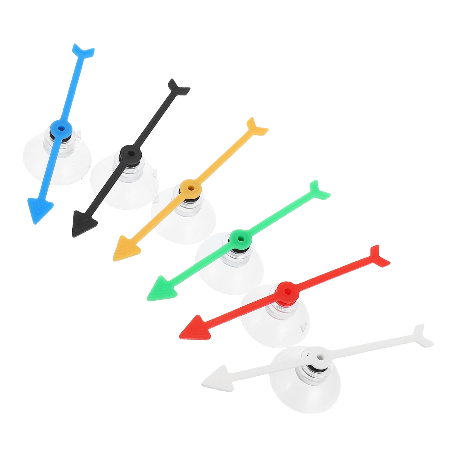 Hemoton 6pcs Arrow Spinner For Games With Suction Cup Suction Cup Table ...