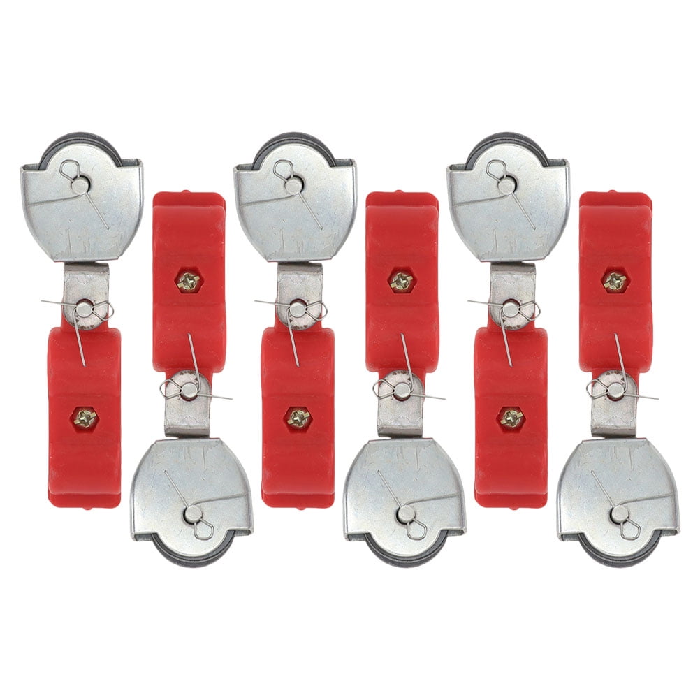 Hemoton 6pcs Cable Pulley Wheel Heavy Duty Pulley Swivel Pulley Block ...