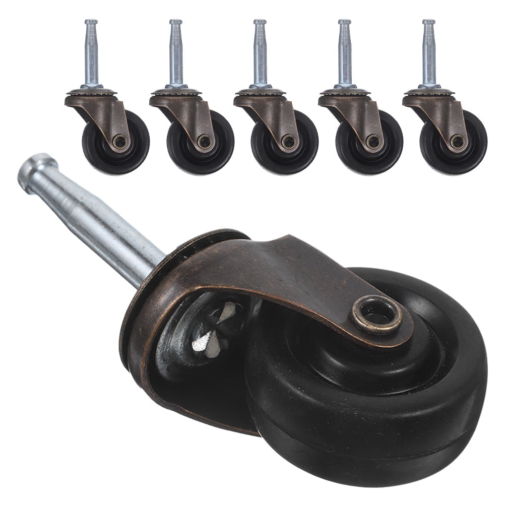 Hemoton 6pcs Caster Wheels For Furniture Casters For Office Chairs ...