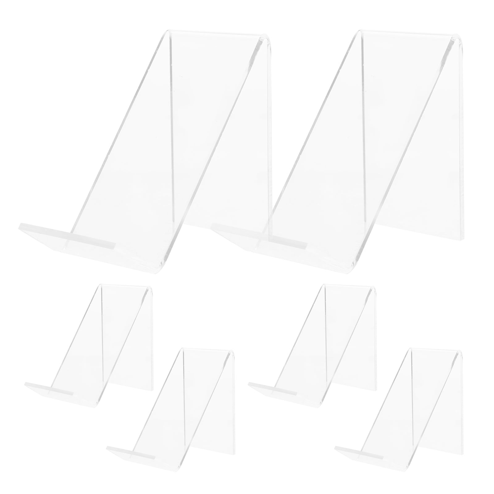 Hemoton 6pcs Clear Acrylic Shoe Store Display Stands Sandals Display ...