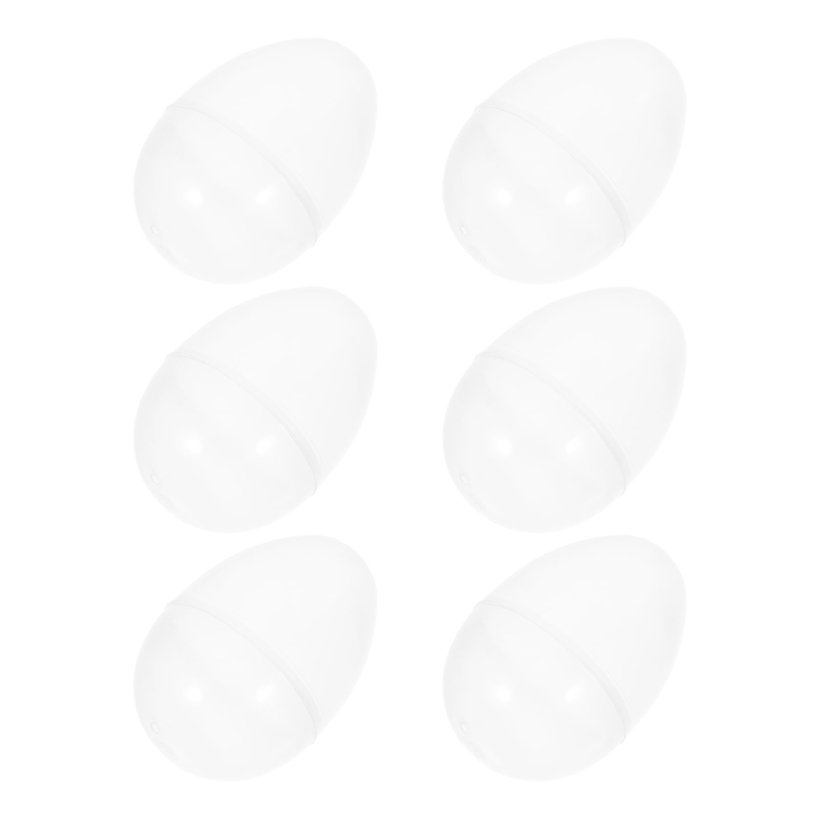 Hemoton 6pcs Clear Openable Easter Eggs Fillable Spring Eggs Candy ...